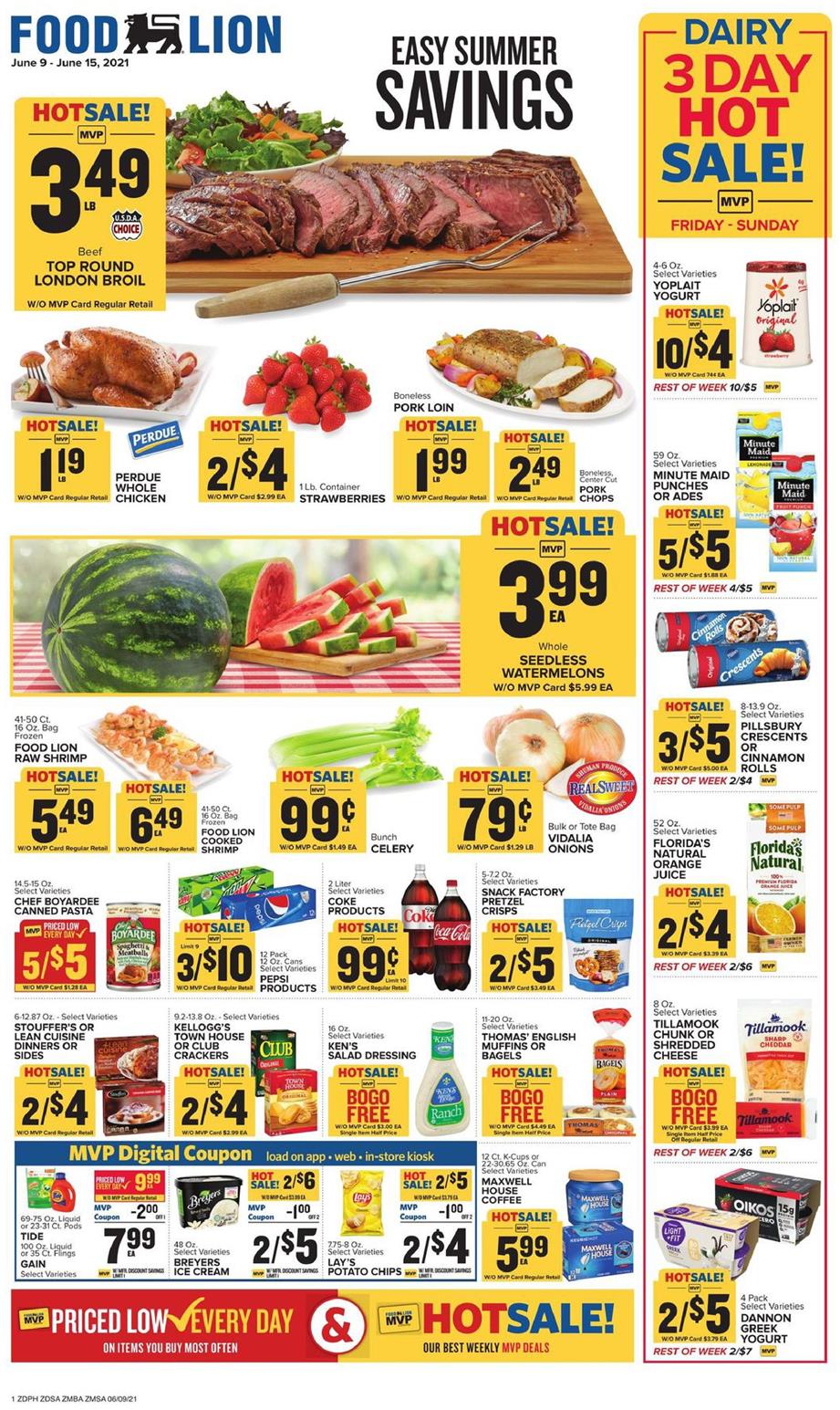 Food Lion Weekly Ad Jun 9 - 15, 2021 | WeeklyAds2