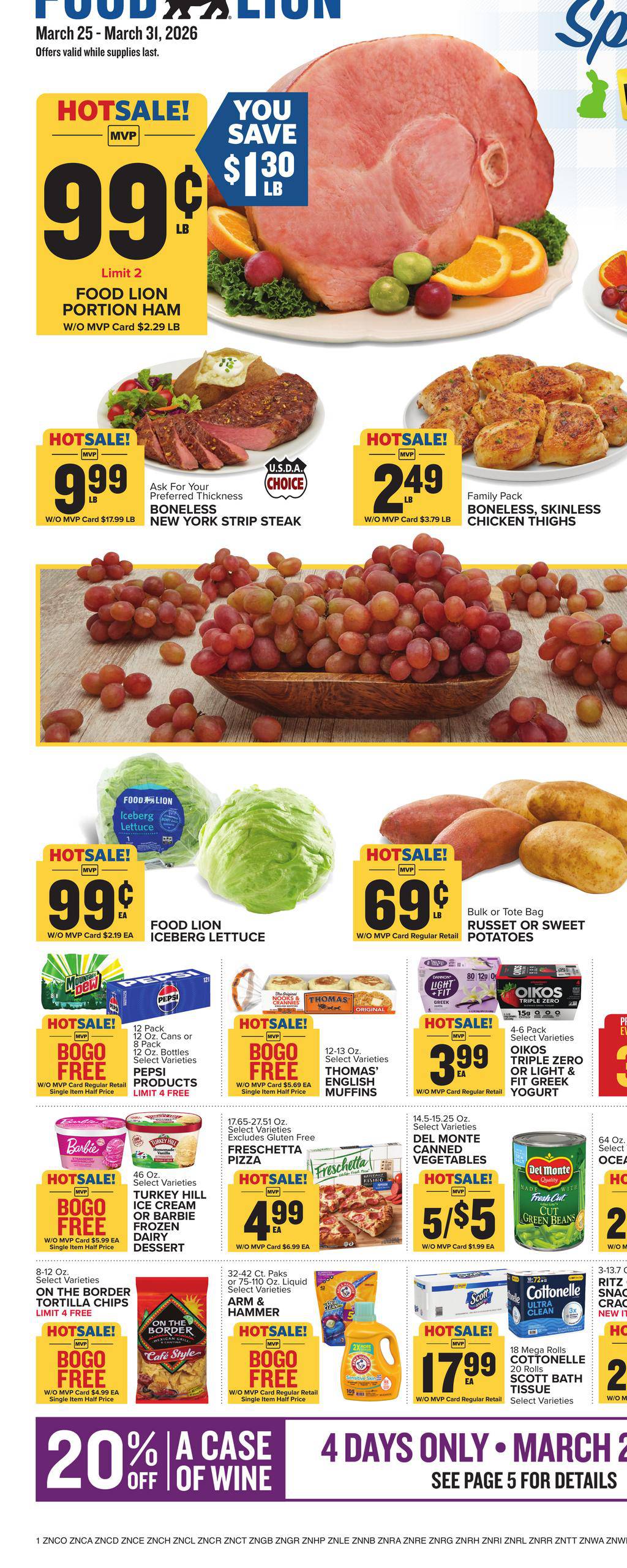 Food Lion Weekly Ad March 25 - 31, 2026 | WeeklyAds2
