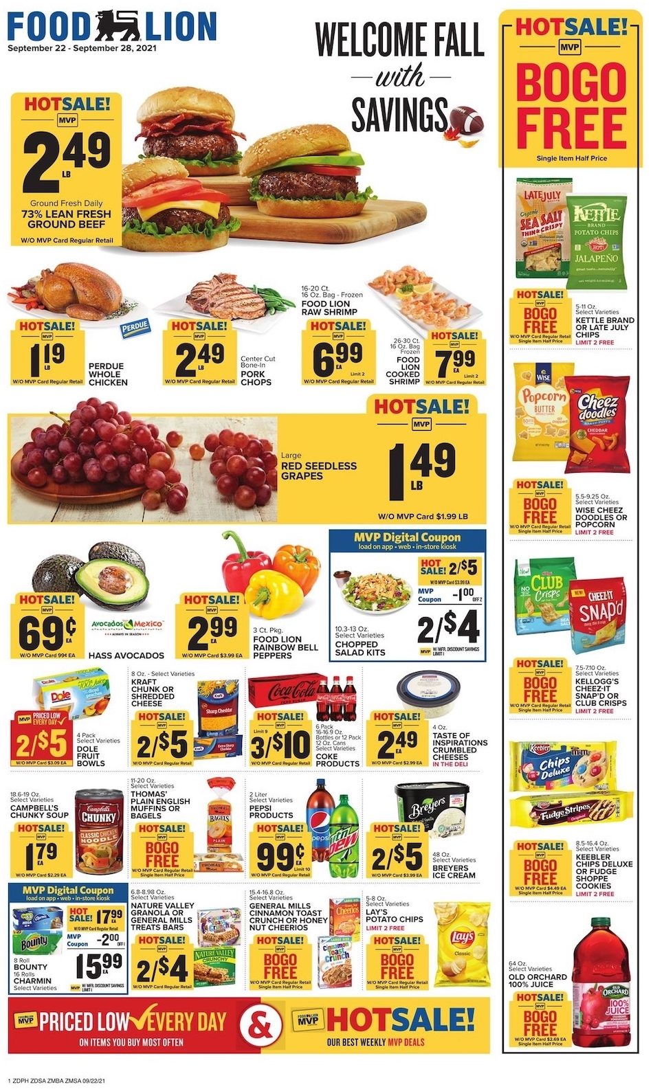 Food Lion Weekly Ad Sep 22 - 28, 2021 | WeeklyAds2