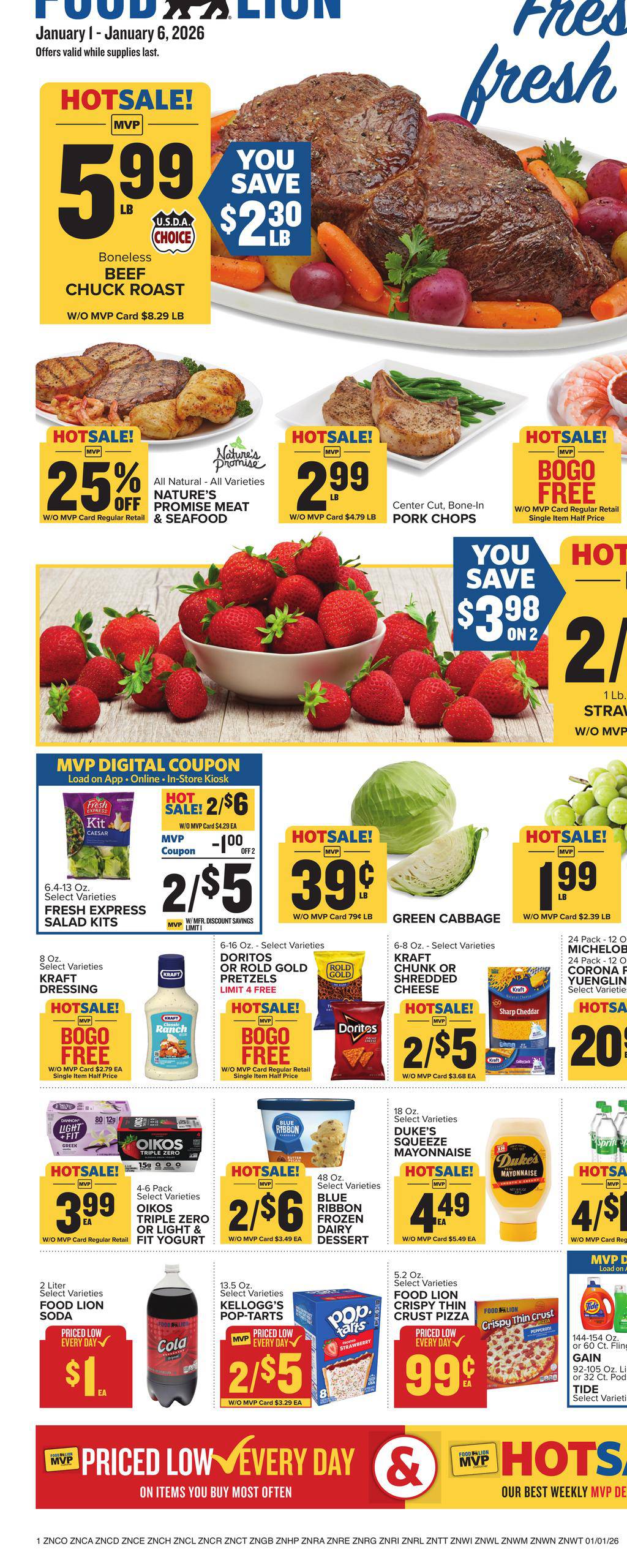Food Lion Weekly Ad Weekly January 1 - 6, 2026 | WeeklyAds2