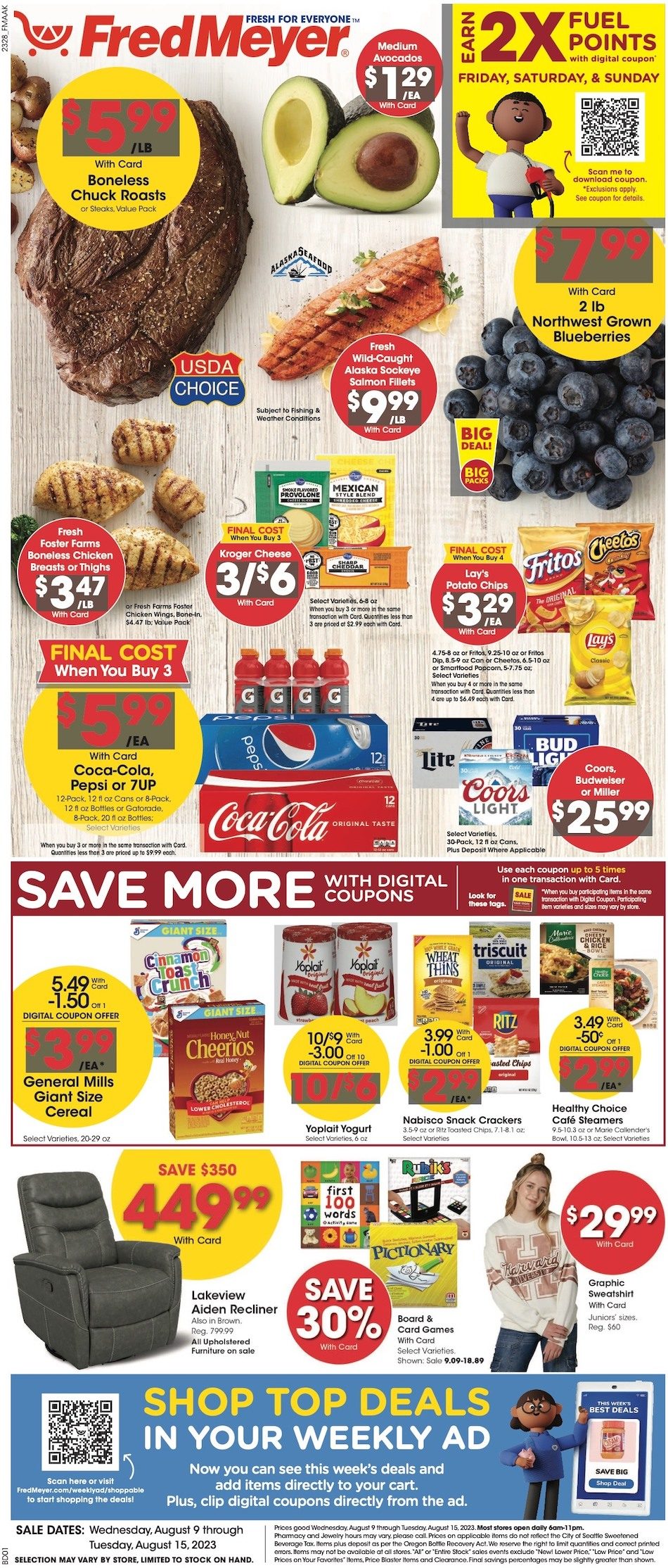 Fred Meyer Weekly Ad Aug 9 - 15, 2023 | WeeklyAds2