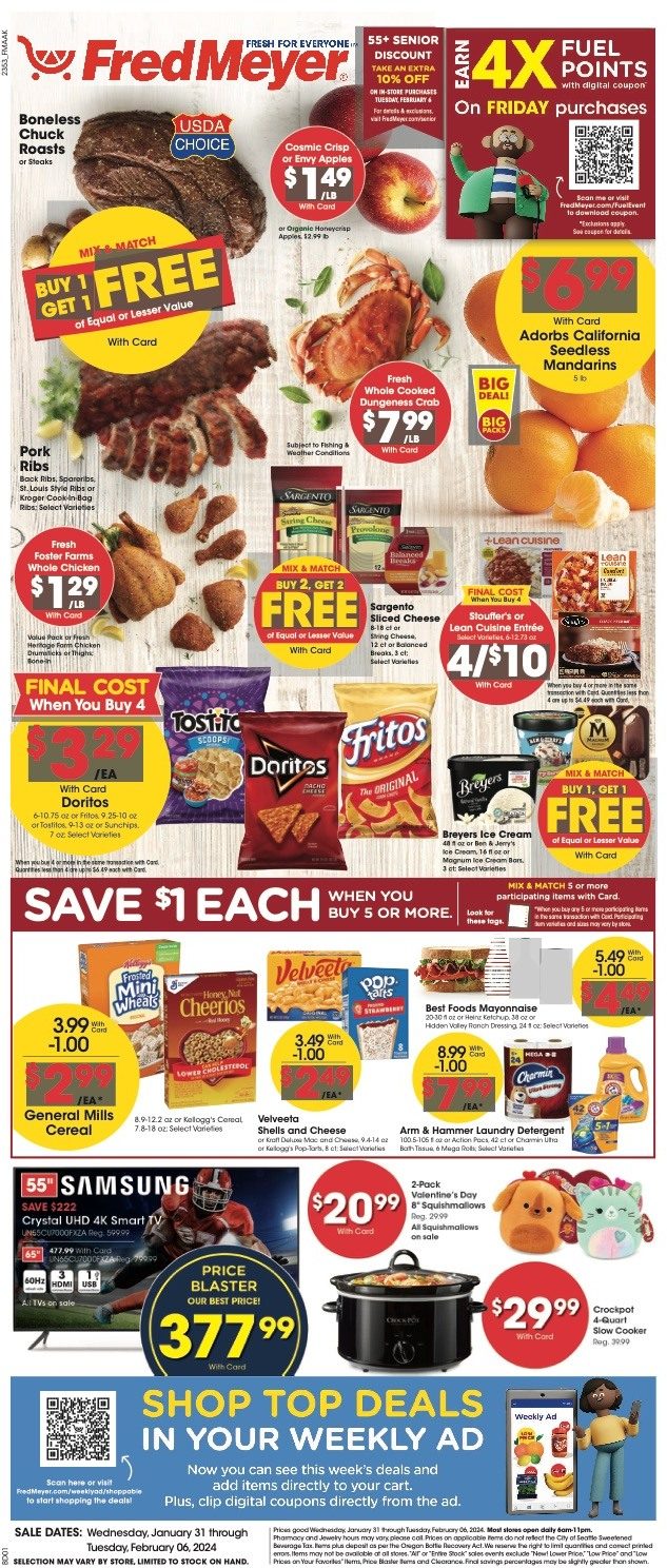 Fred Meyer Weekly Ad Jan 31 - Feb 6, 2024 | WeeklyAds2