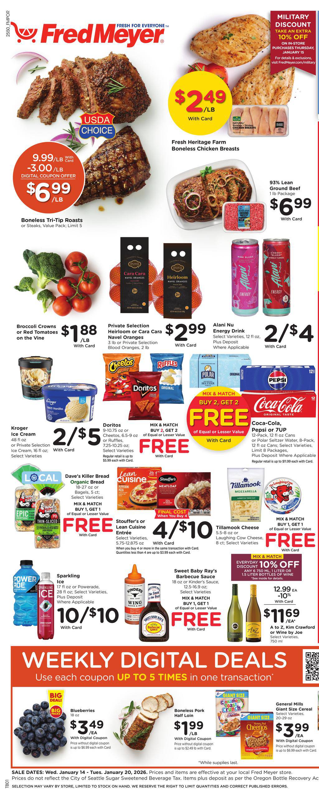 Fred Meyer Weekly Ad January 14 - 20, 2026 | WeeklyAds2