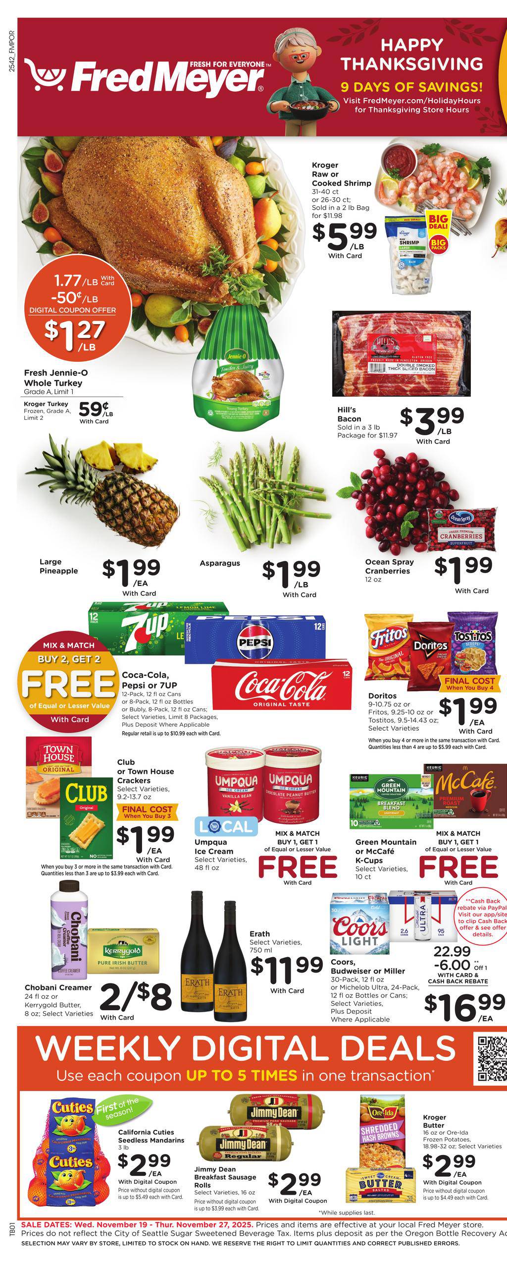 Fred Meyer Weekly Ad November 19 - 27, 2025 | WeeklyAds2