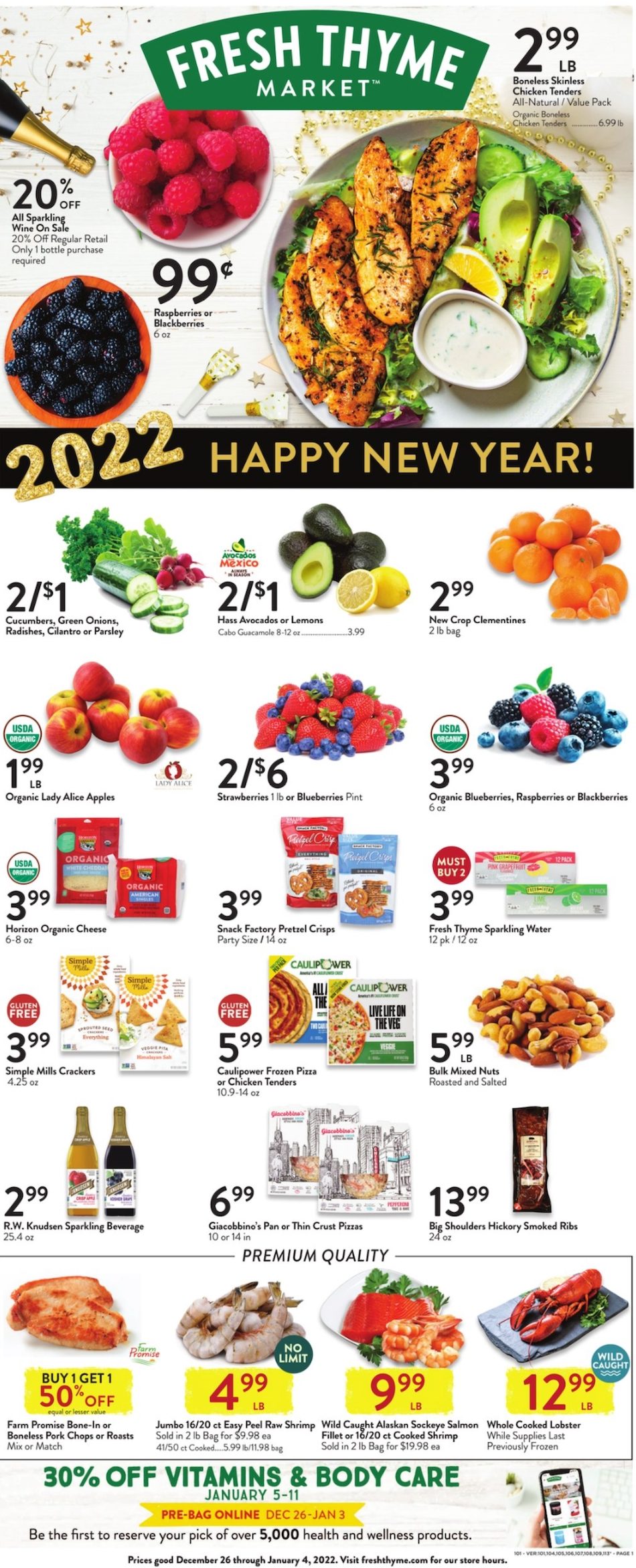 Fresh Thyme Ad Dec 26 2021 - Jan 4 2022 | WeeklyAds2