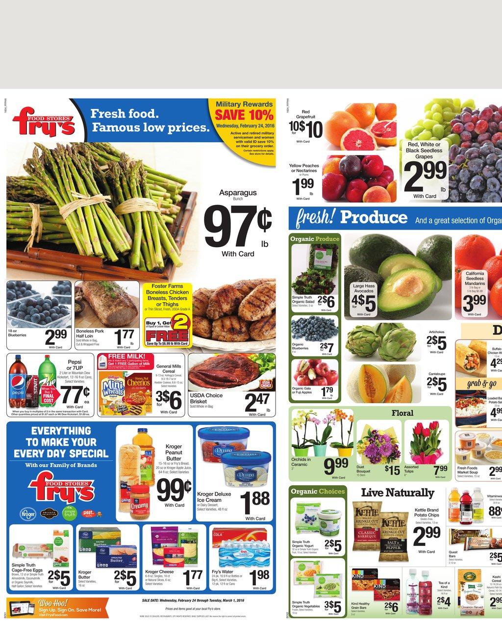 Fry's Food Ad Feb 24 - Mar 1 2016 | WeeklyAds2