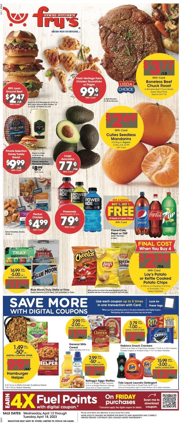 Fry's Weekly Ad Apr 12 - 18, 2023 | WeeklyAds2
