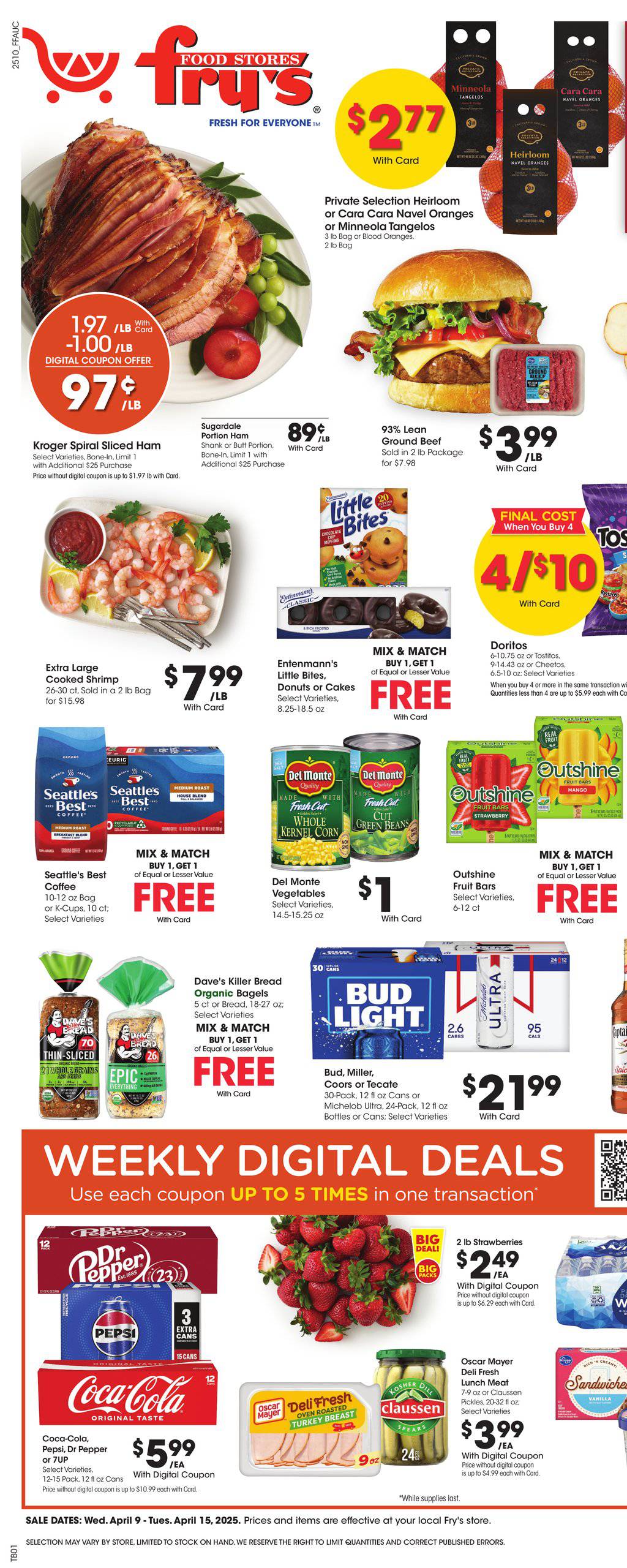 Fry's Weekly Ad April 9 - 15, 2025 | WeeklyAds2
