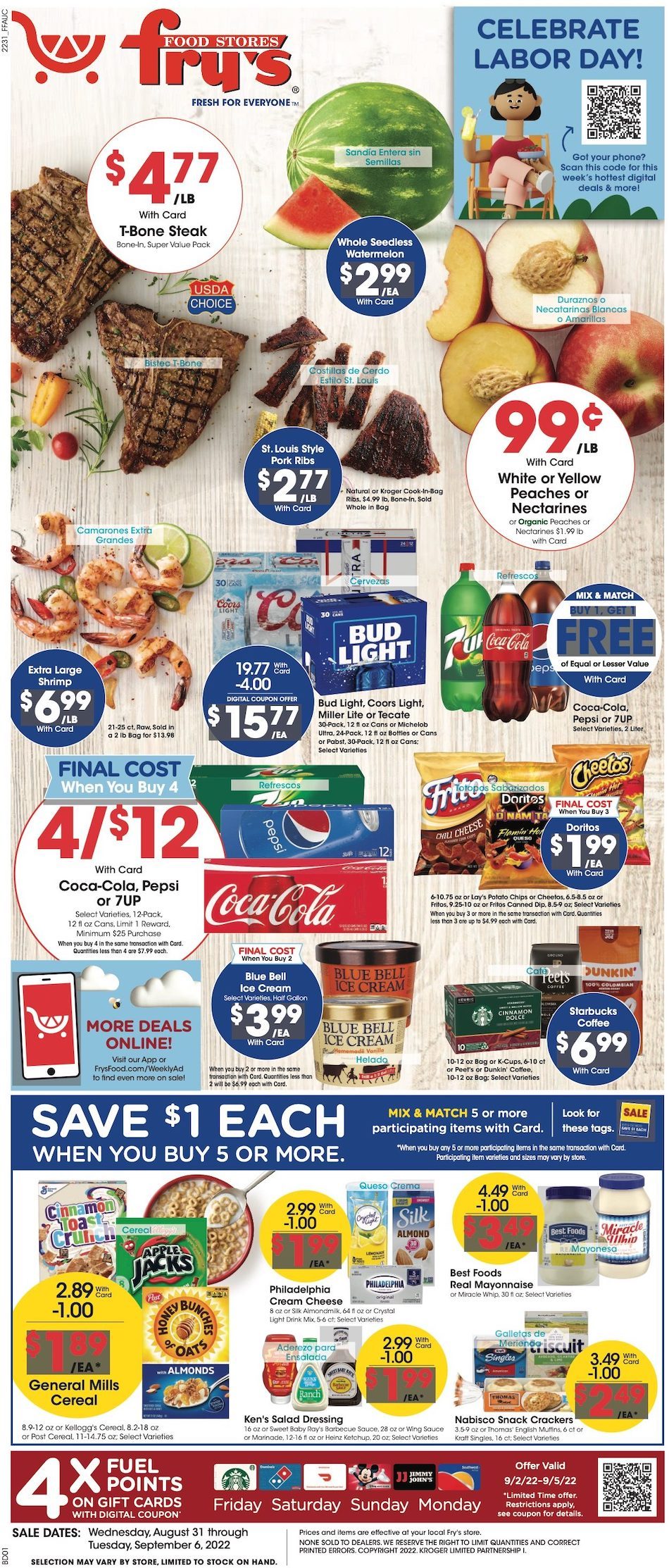 Fry's Weekly Ad Aug 31 - Sep 6, 2022 | WeeklyAds2