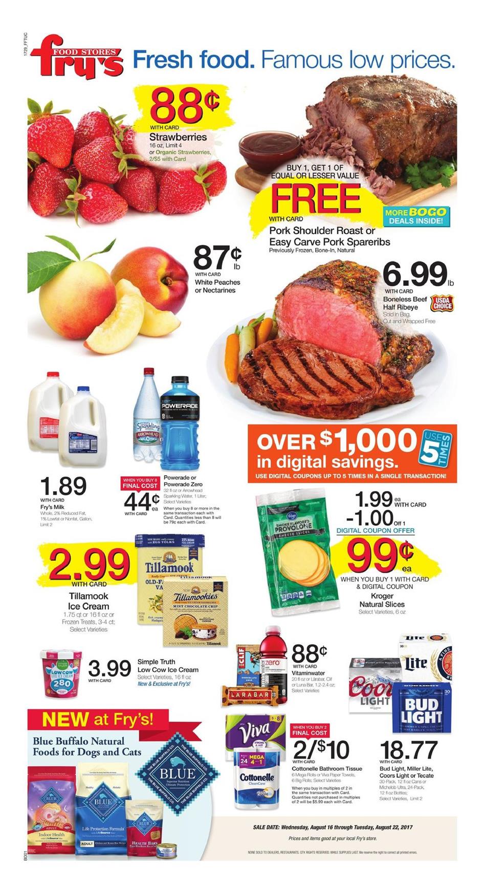 Fry's Weekly Ad Aug 16 - 22 2017 | WeeklyAds2