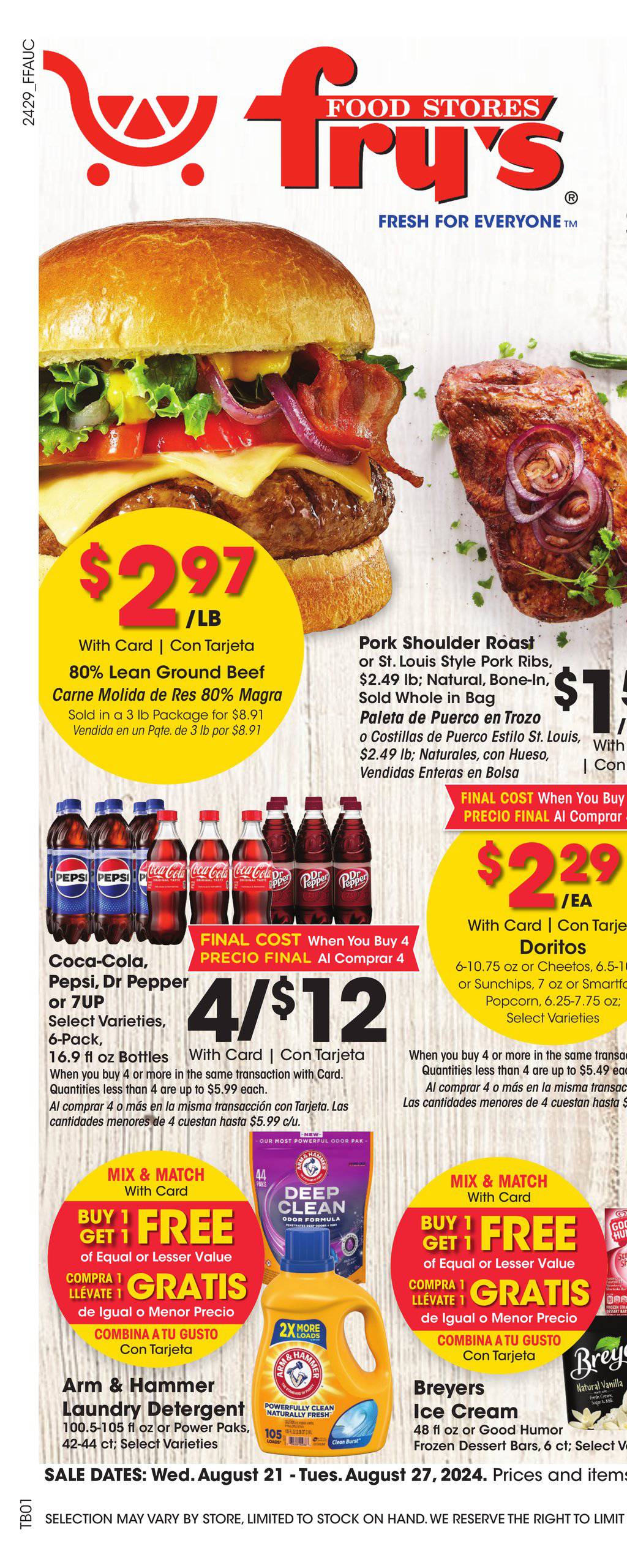 Fry's Weekly Ad August 21 - 27, 2024 | WeeklyAds2