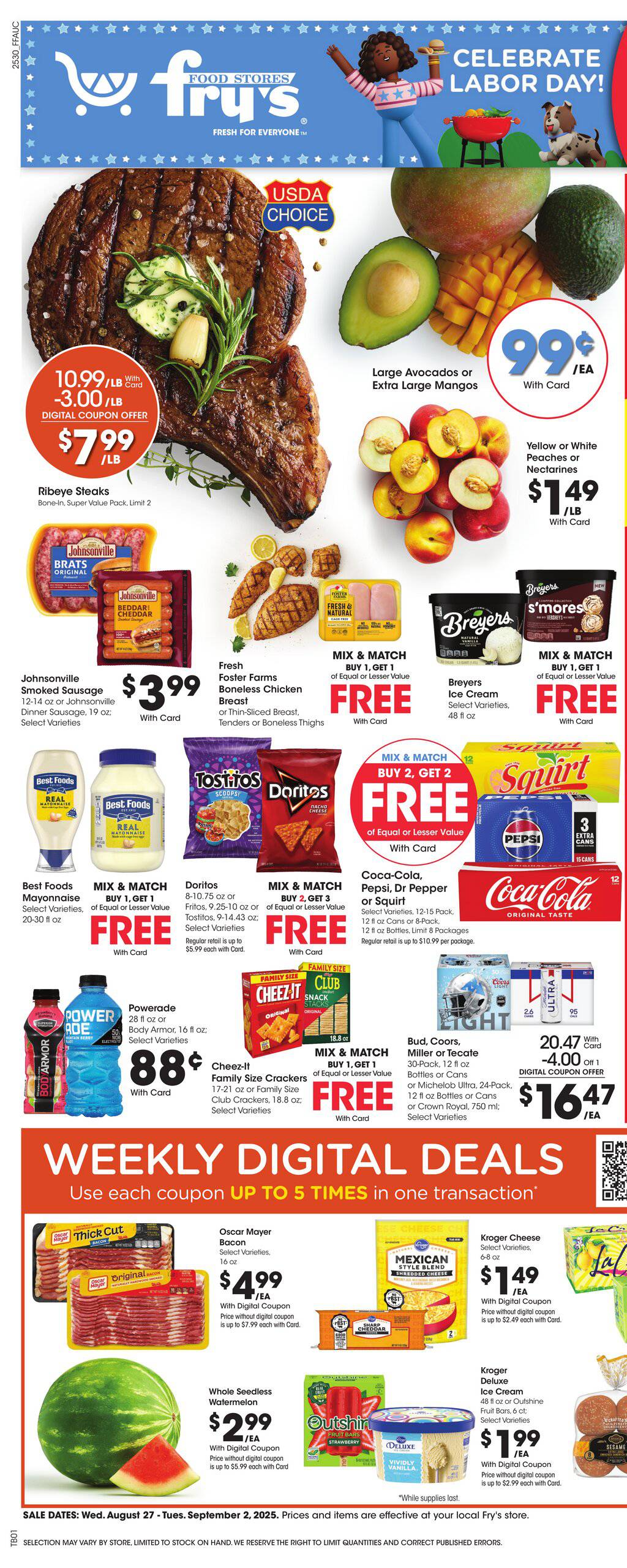 Fry's Weekly Ad August 27 - September 2, 2025 | WeeklyAds2