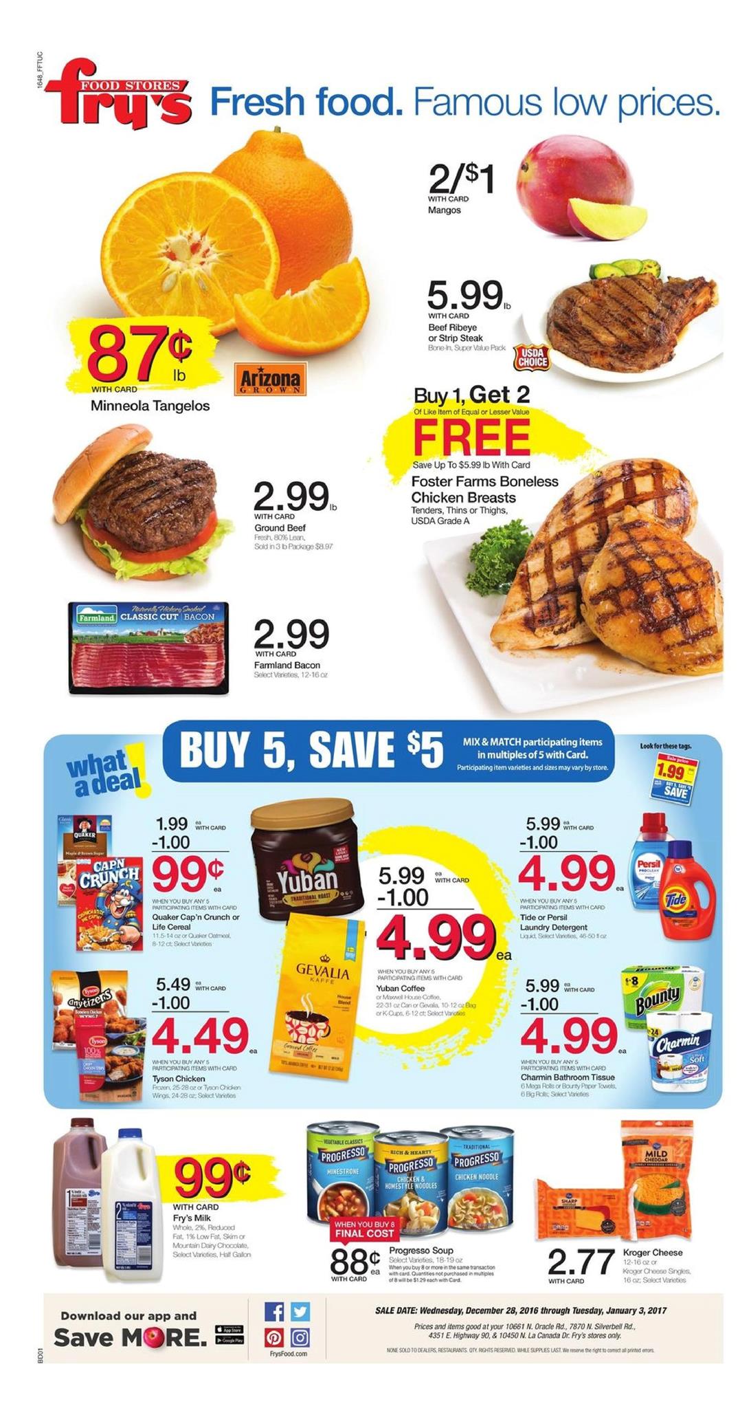 Fry's Weekly Ad December 28 - Jan 3 2017 - WeeklyAds2