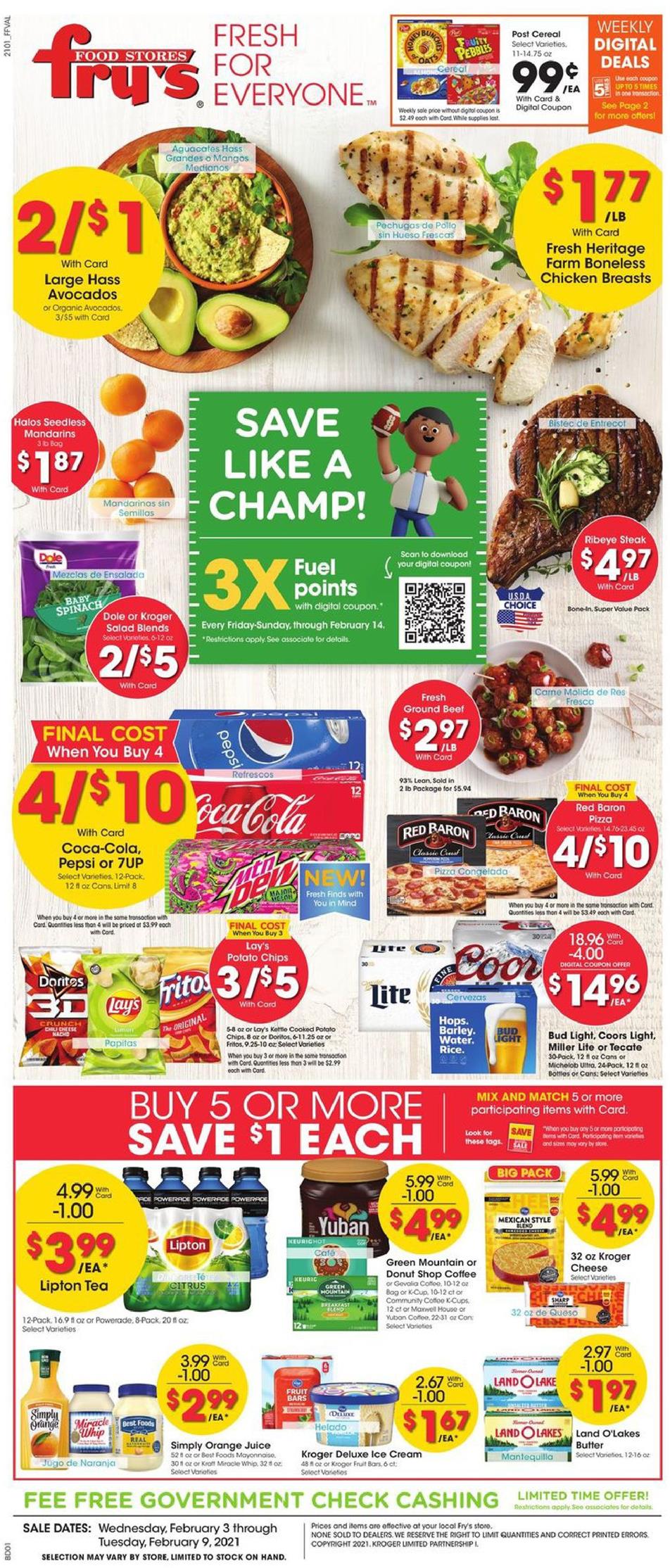 Fry's Weekly Ad Feb 3 - 9, 2021 | WeeklyAds2