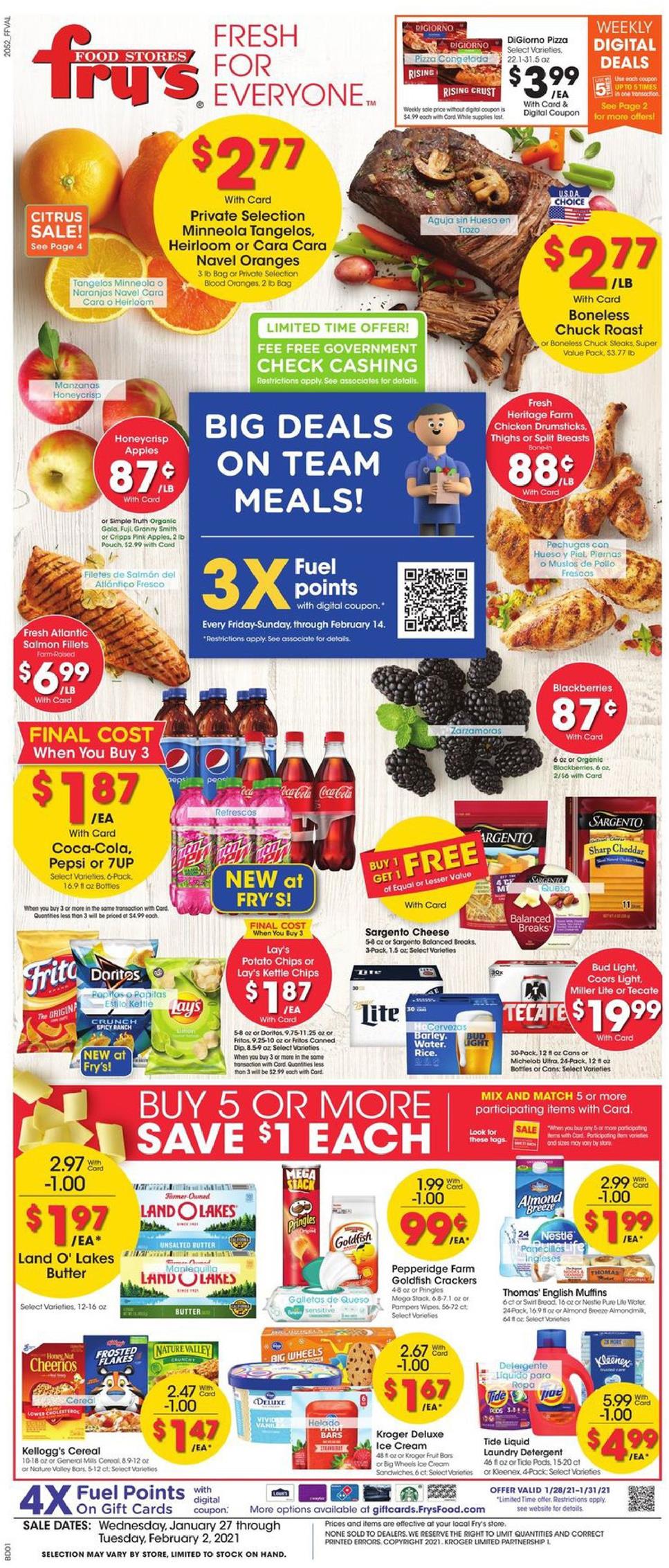 Fry's Weekly Ad Jan 27 - Feb 2, 2021 | WeeklyAds2