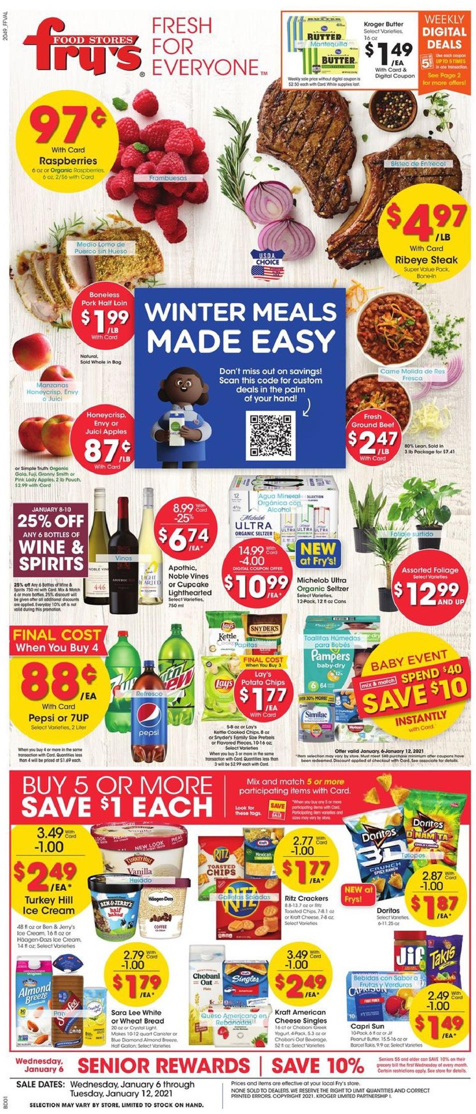 Fry's Weekly Ad Jan 6 - 12, 2021 | WeeklyAds2
