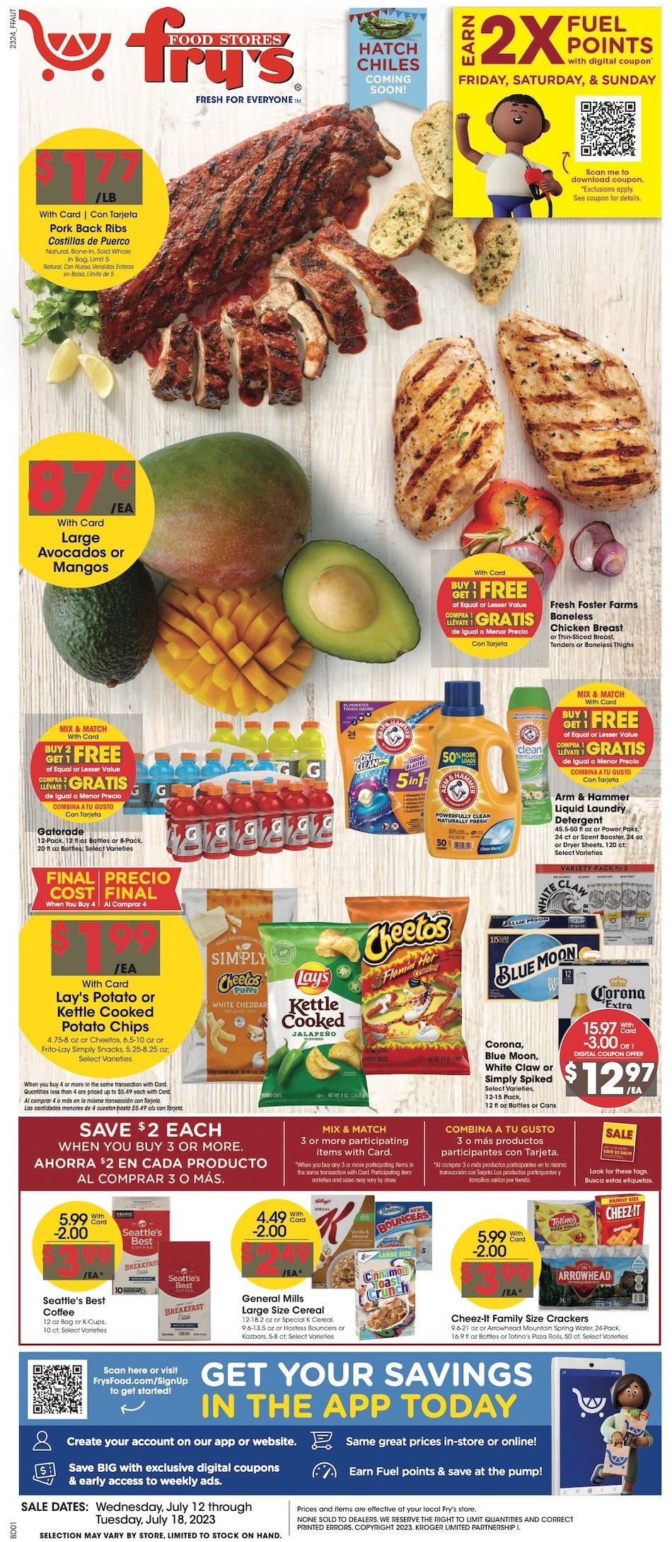 Fry's Weekly Ad Jul 12 - 18, 2023 | WeeklyAds2