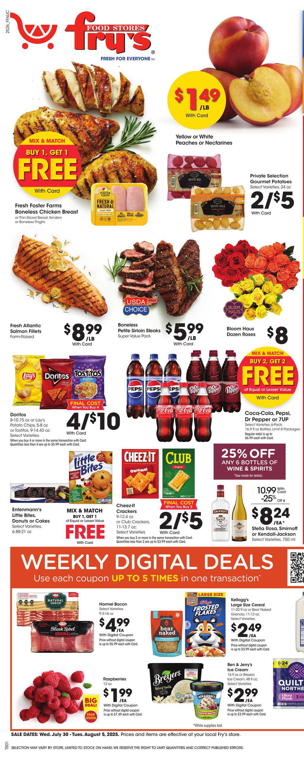 Fry's Weekly Ad July 30 - August 5, 2025 | WeeklyAds2