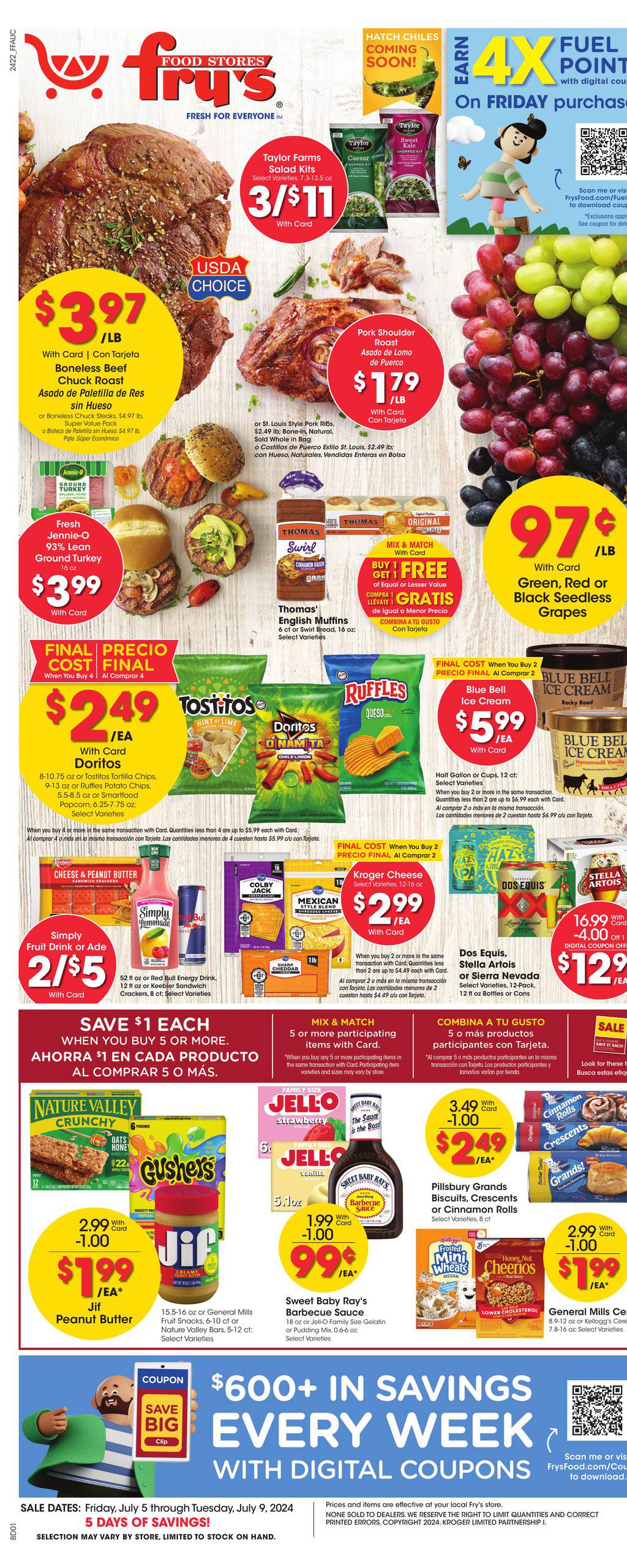 Fry's Weekly Ad July 5 - 9, 2024 | WeeklyAds2