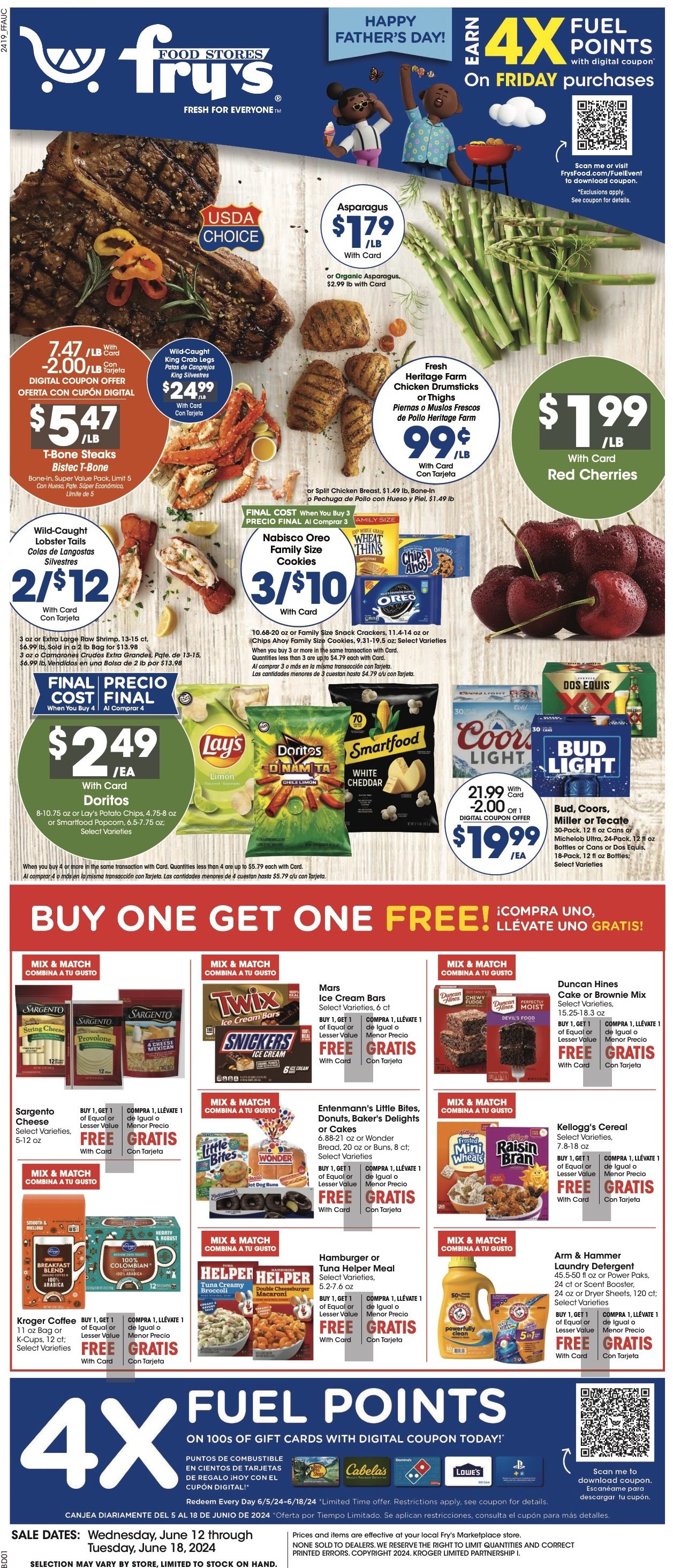 Fry's Weekly Ad Jun 12 - 18, 2024 | WeeklyAds2