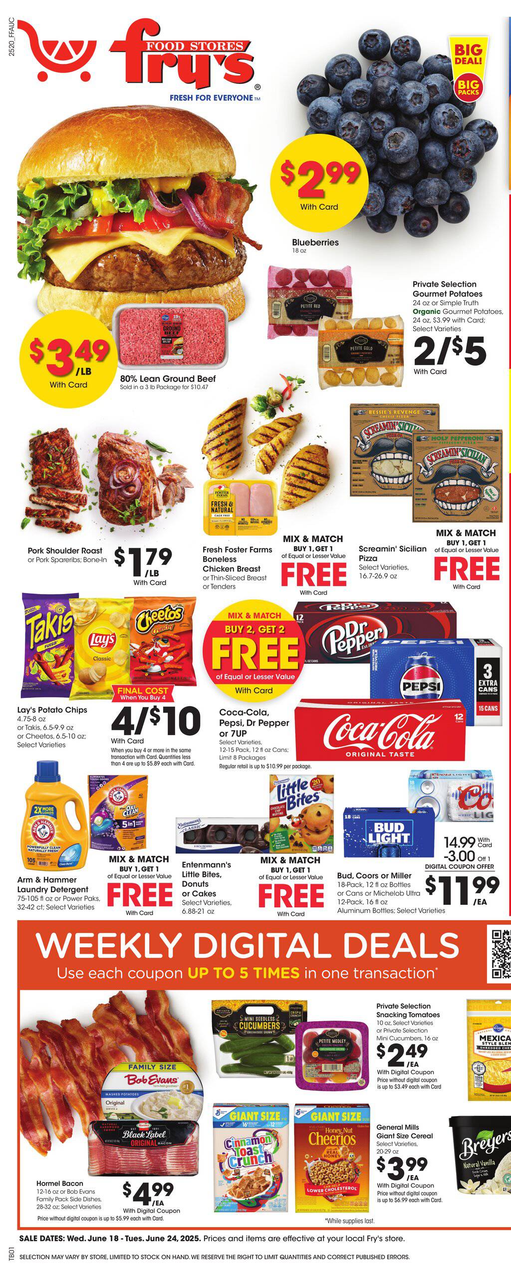 Fry's Weekly Ad June 18 - 24, 2025 | WeeklyAds2