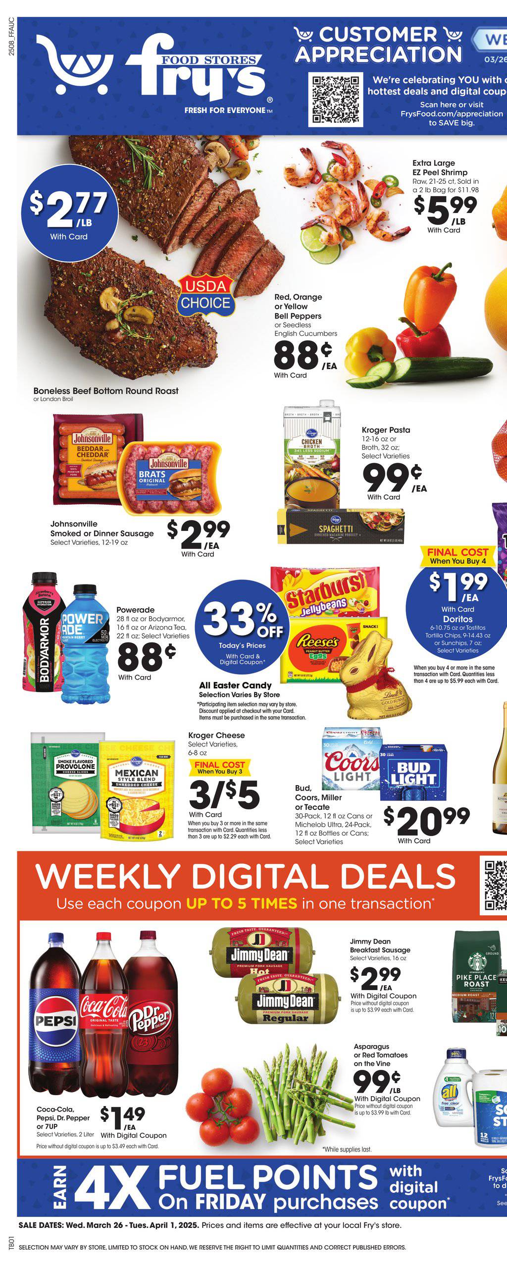 Fry's Weekly Ad March 26 - April 1, 2025 | WeeklyAds2