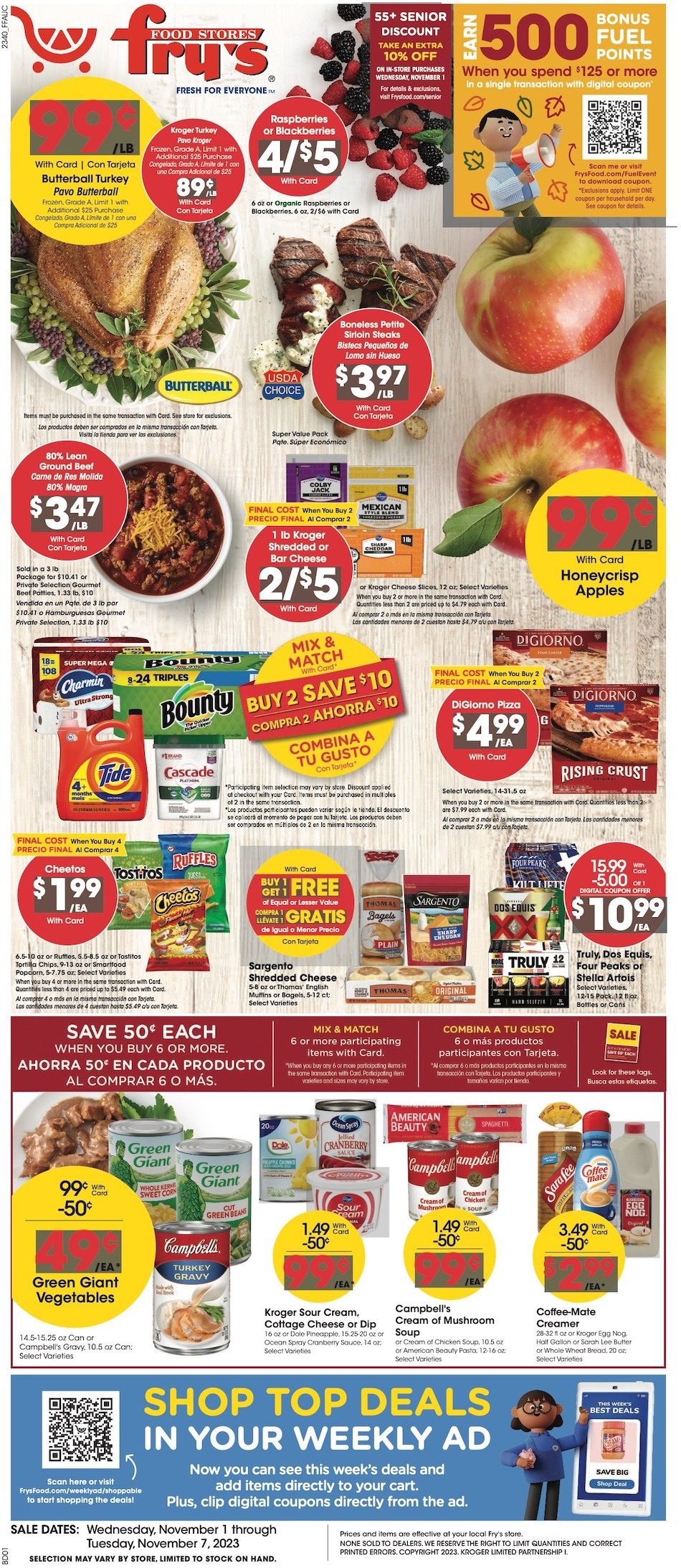 Fry's Weekly Ad Nov 1 - 7, 2023 | WeeklyAds2