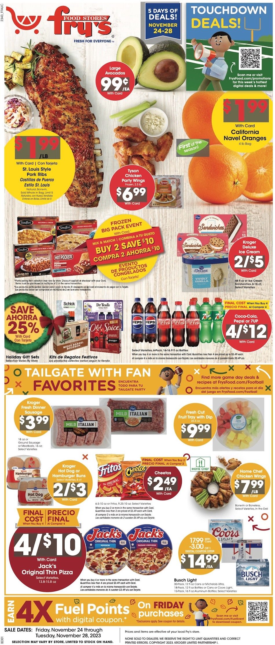 Fry's Weekly Ad Nov 24 - 28, 2023 | WeeklyAds2