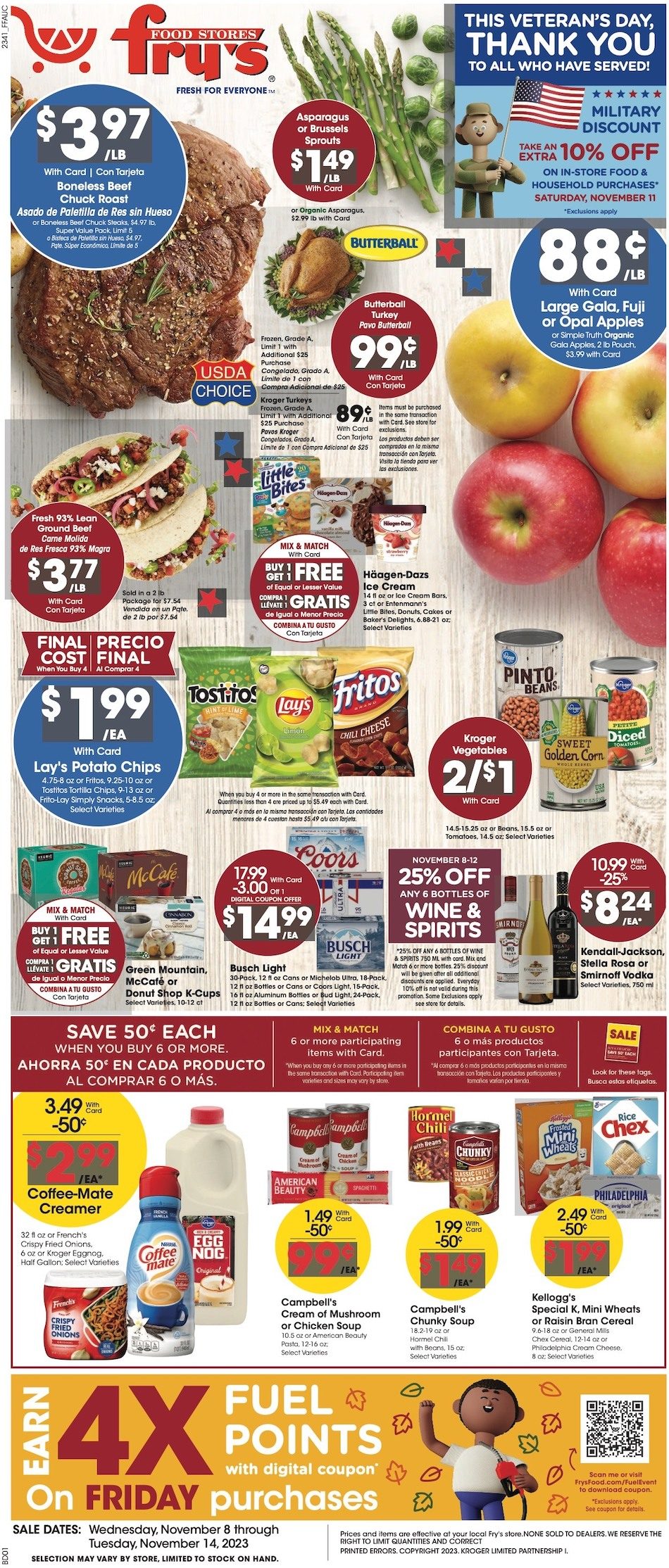 Fry's Weekly Ad Nov 8 - 14, 2023 | WeeklyAds2