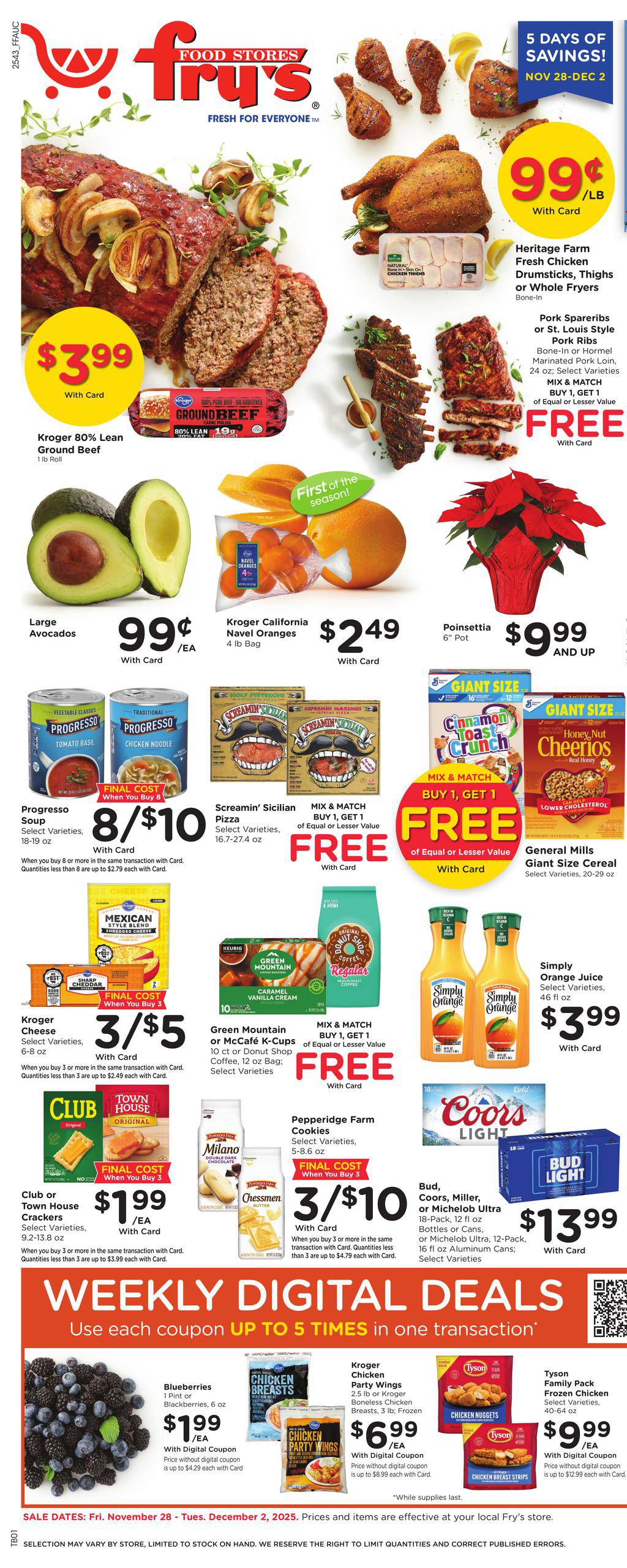 Fry's Weekly Ad November 28 - December 2, 2025 | WeeklyAds2