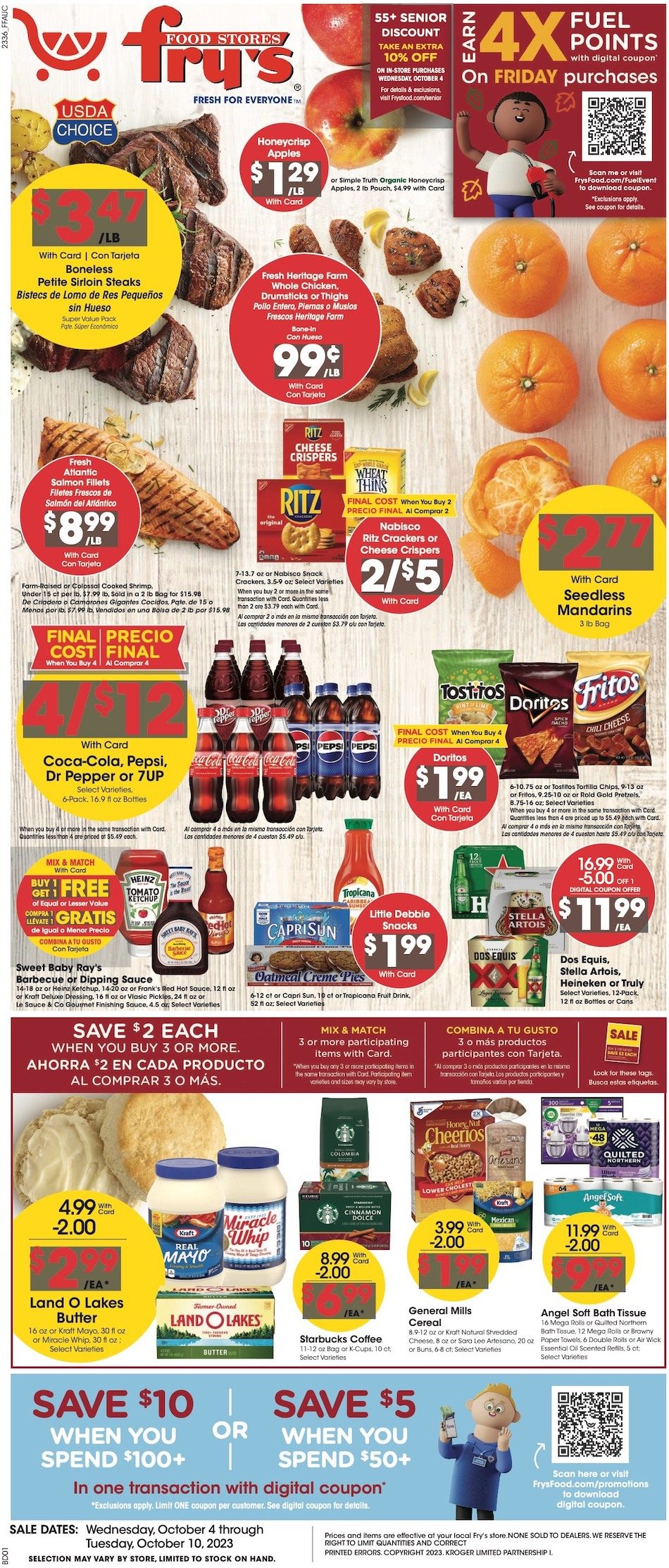 Fry's Weekly Ad Oct 4 - 10, 2023 | WeeklyAds2