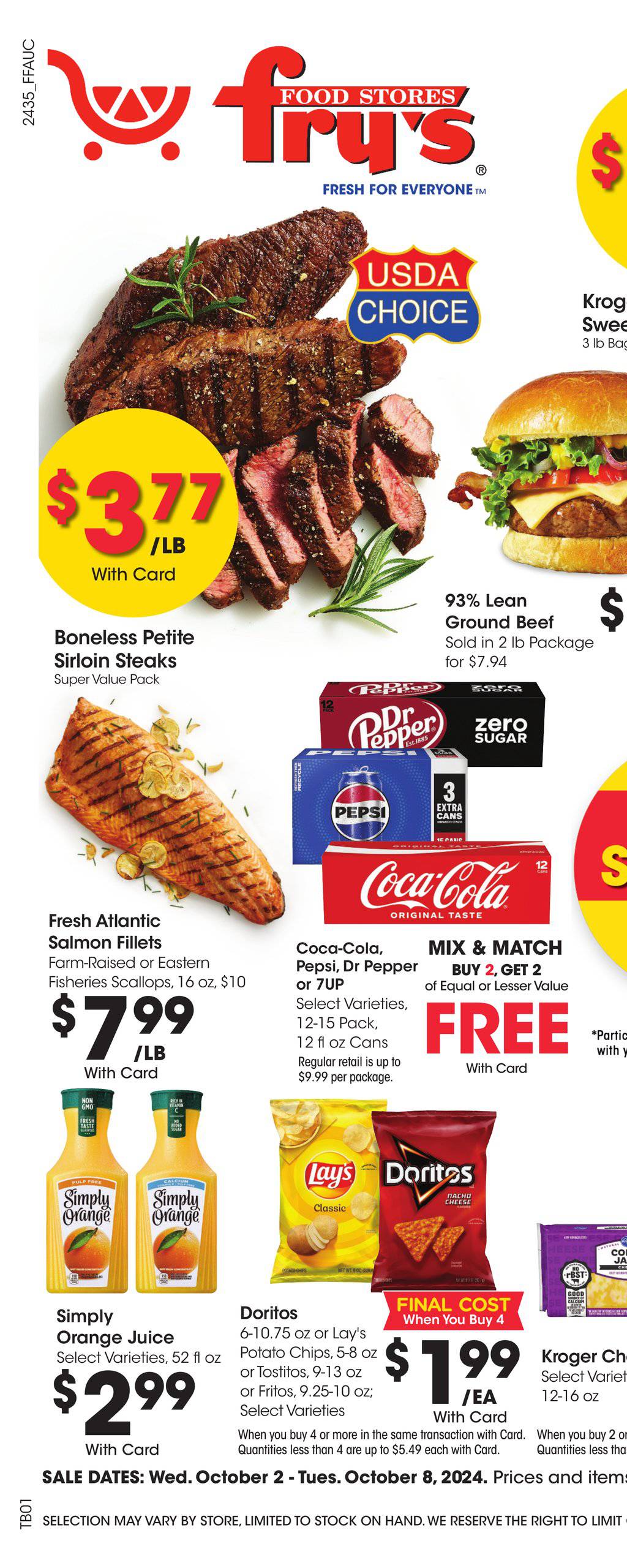 Fry's Weekly Ad October 2 - 8, 2024 | WeeklyAds2
