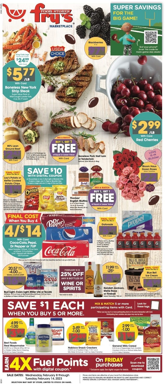 Fry's Weekly Ad Sale Feb 8 - 14, 2023 | WeeklyAds2