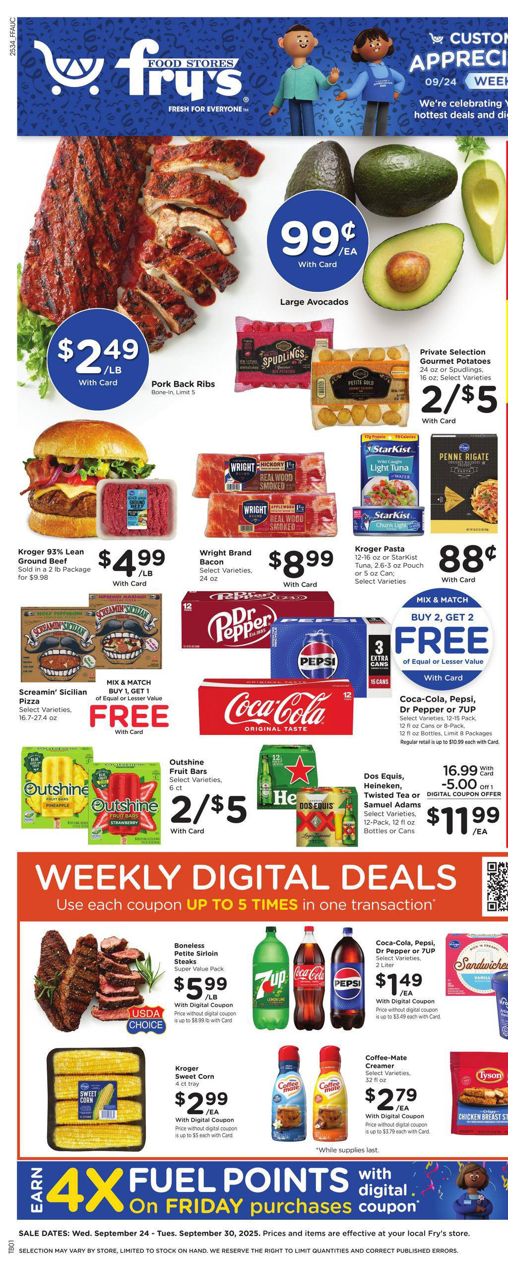 Fry's Weekly Ad September 24 - 30, 2025 | WeeklyAds2