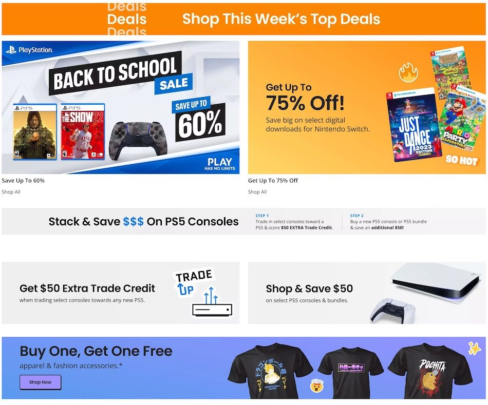Gamestop Weekly Ad Aug 13 - 19, 2023 | WeeklyAds2