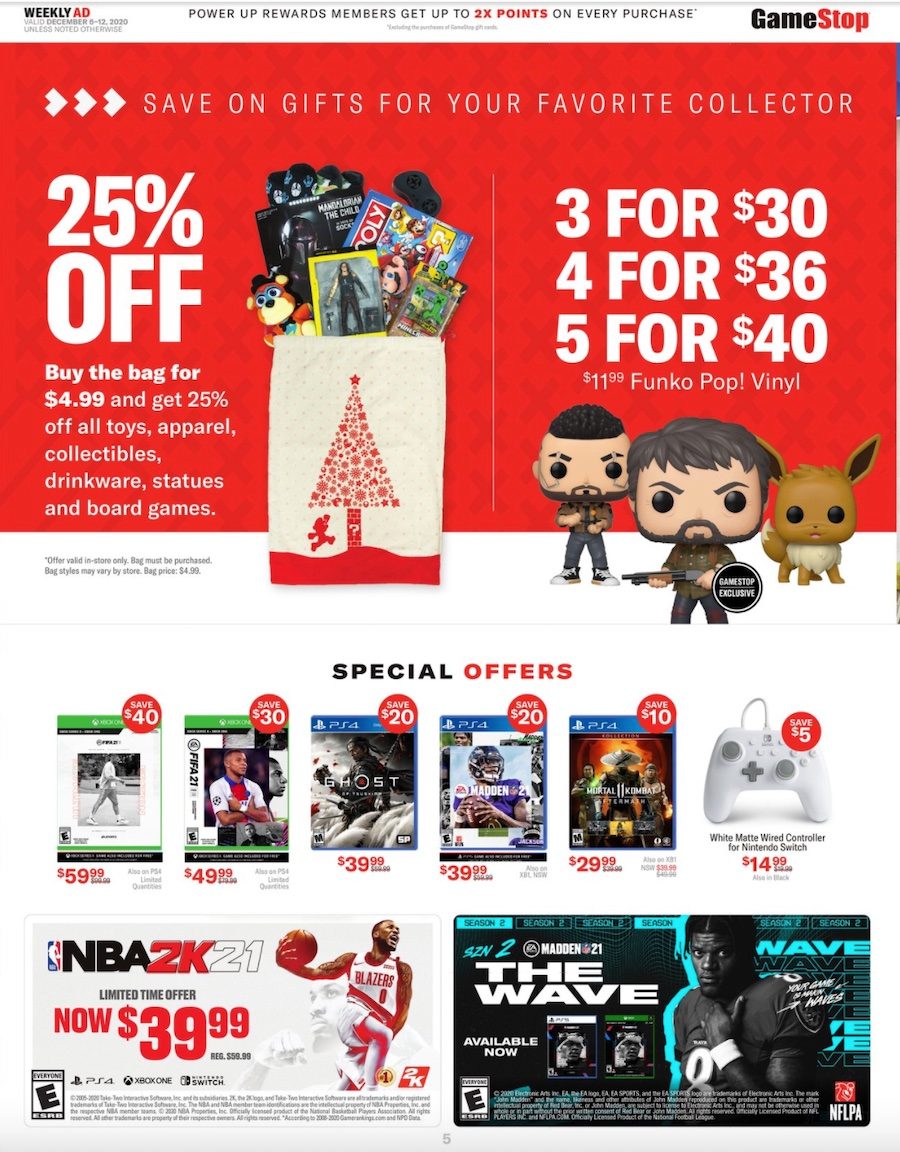 Gamestop Weekly Ad Dec 6 - 12, 2020 - WeeklyAds2