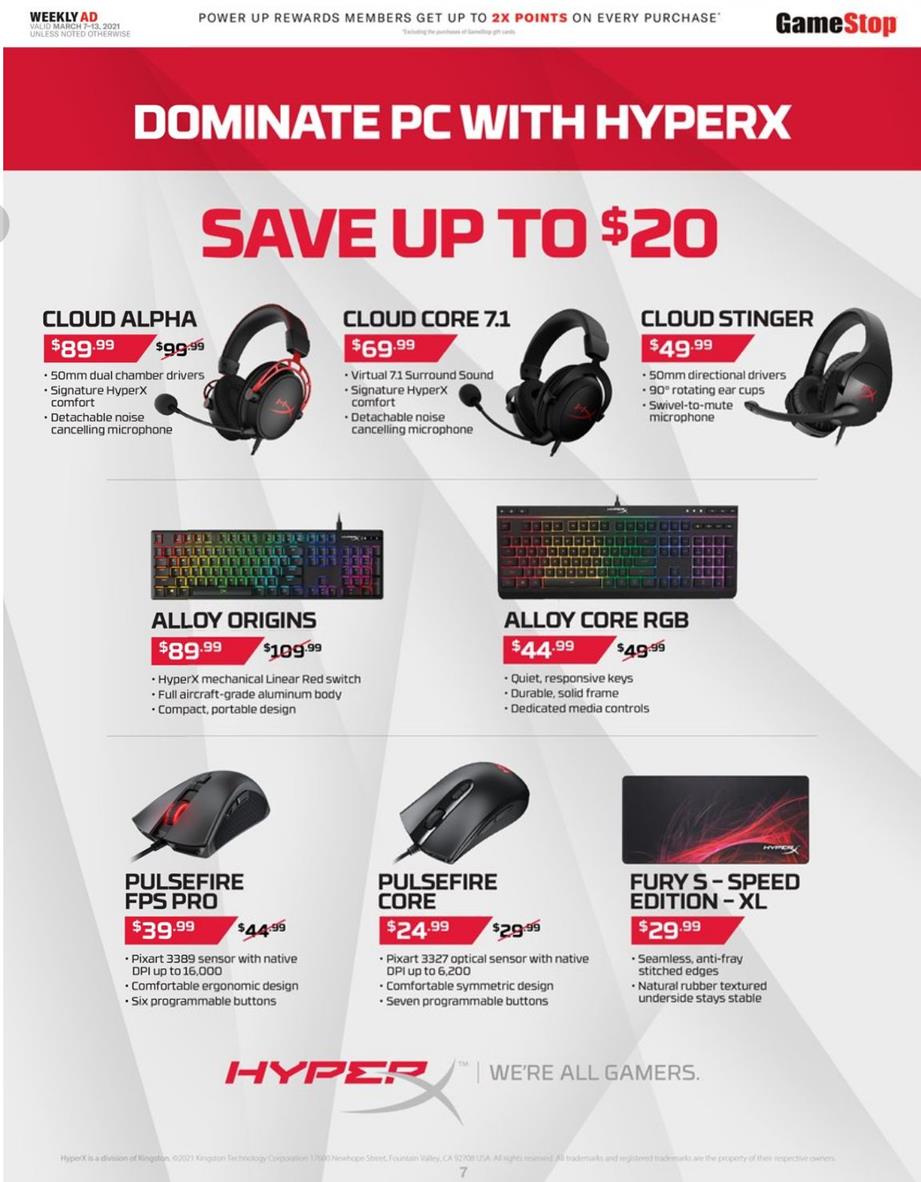 Gamestop Weekly Ad Mar 7 - 13, 2021 | WeeklyAds2