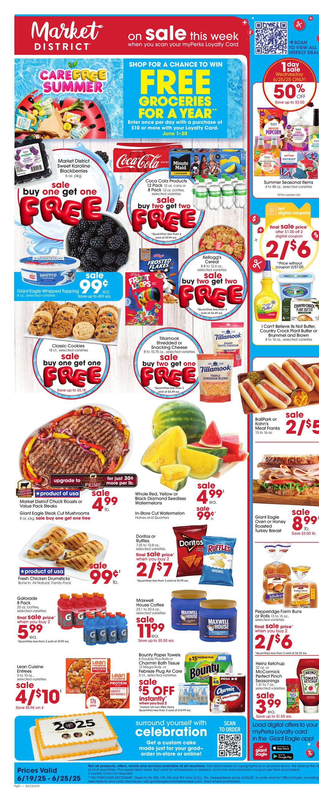 Giant Eagle Weekly Ad June 19 - 25, 2025 | WeeklyAds2