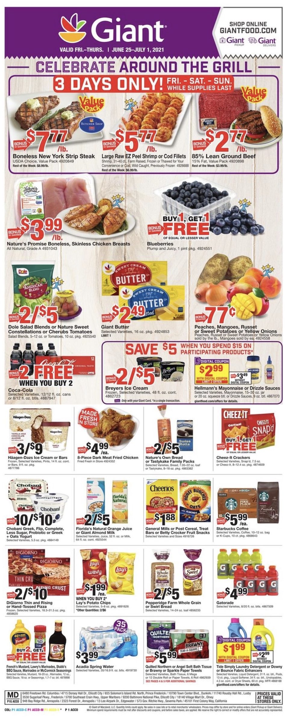 Giant Food Weekly Ad Jun 27 - Jul 3, 2021 | WeeklyAds2