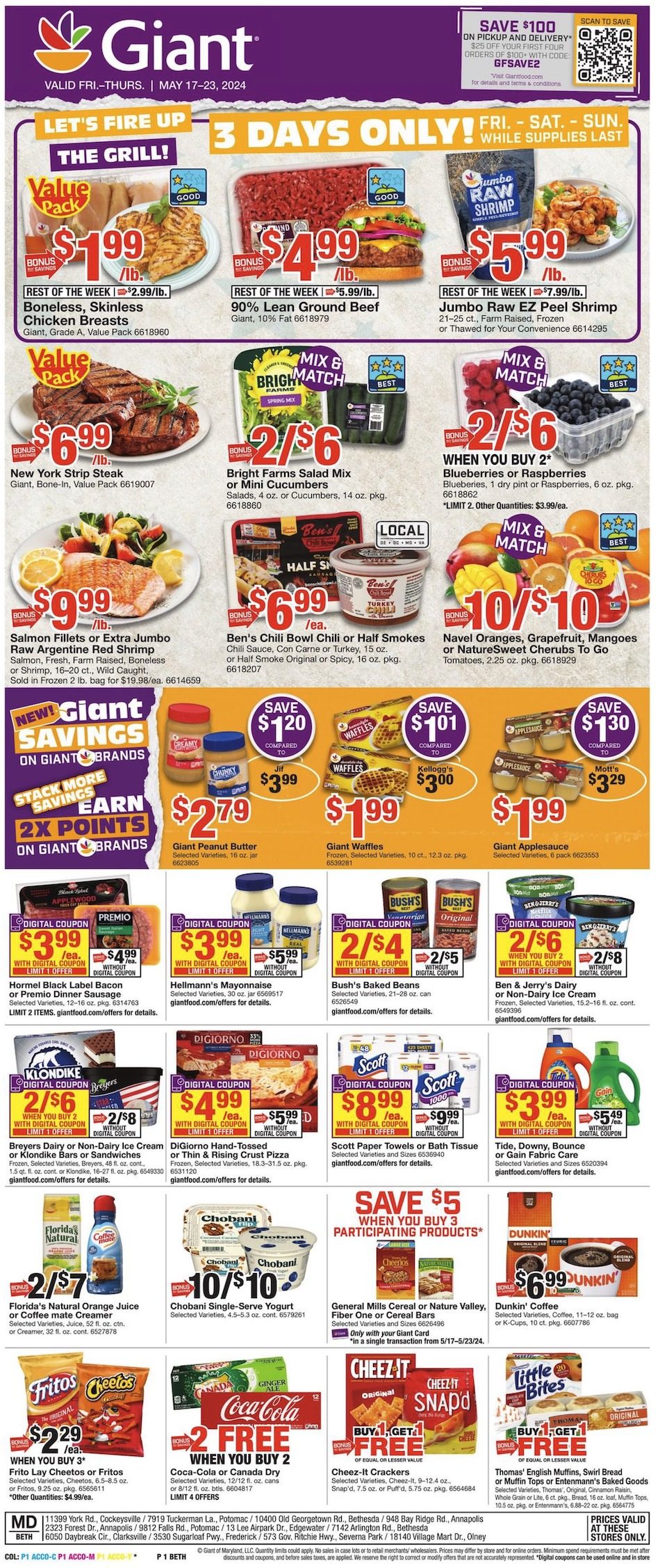 Giant Food Weekly Ad May 17 - 23, 2024 | WeeklyAds2