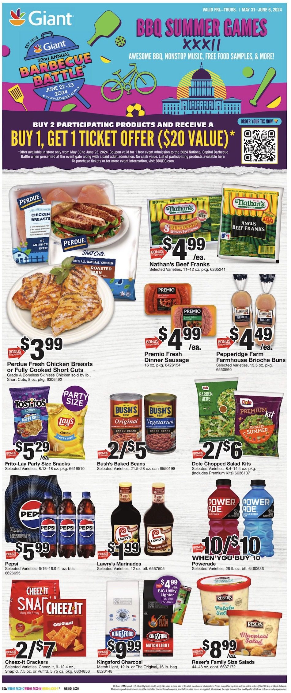 Giant Food Weekly Ad May 31 - Jun 6, 2024 | WeeklyAds2