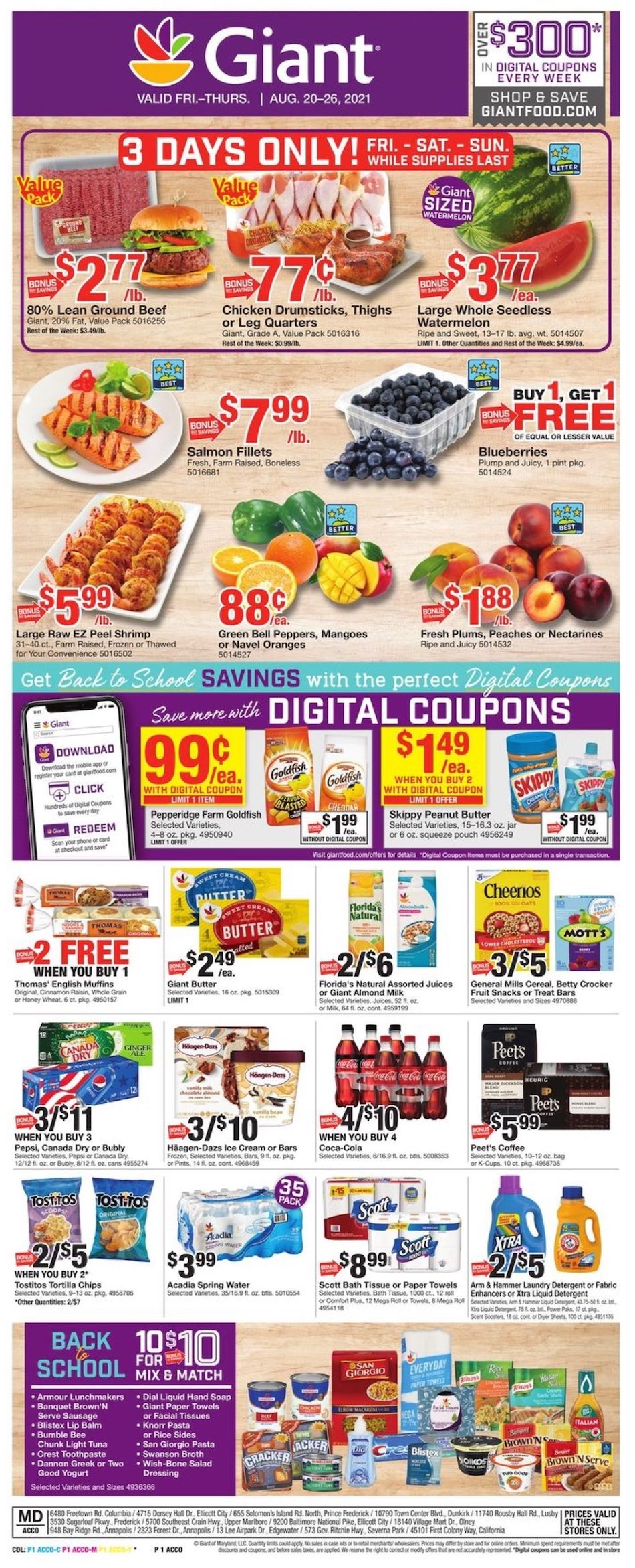 Giant Weekly Ad Aug 20 - 26, 2021 | WeeklyAds2