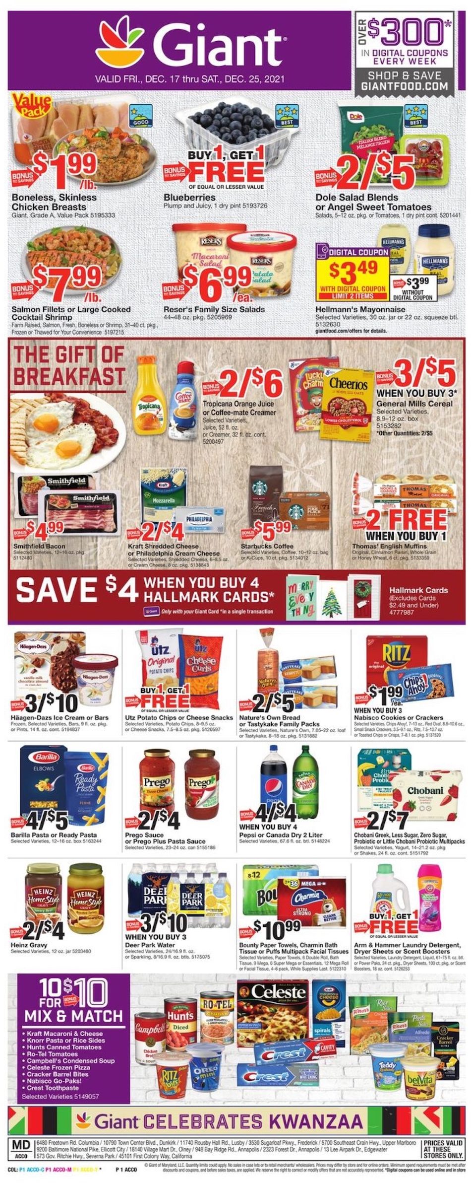 Giant Weekly Ad Dec 17 - 25, 2021 | WeeklyAds2