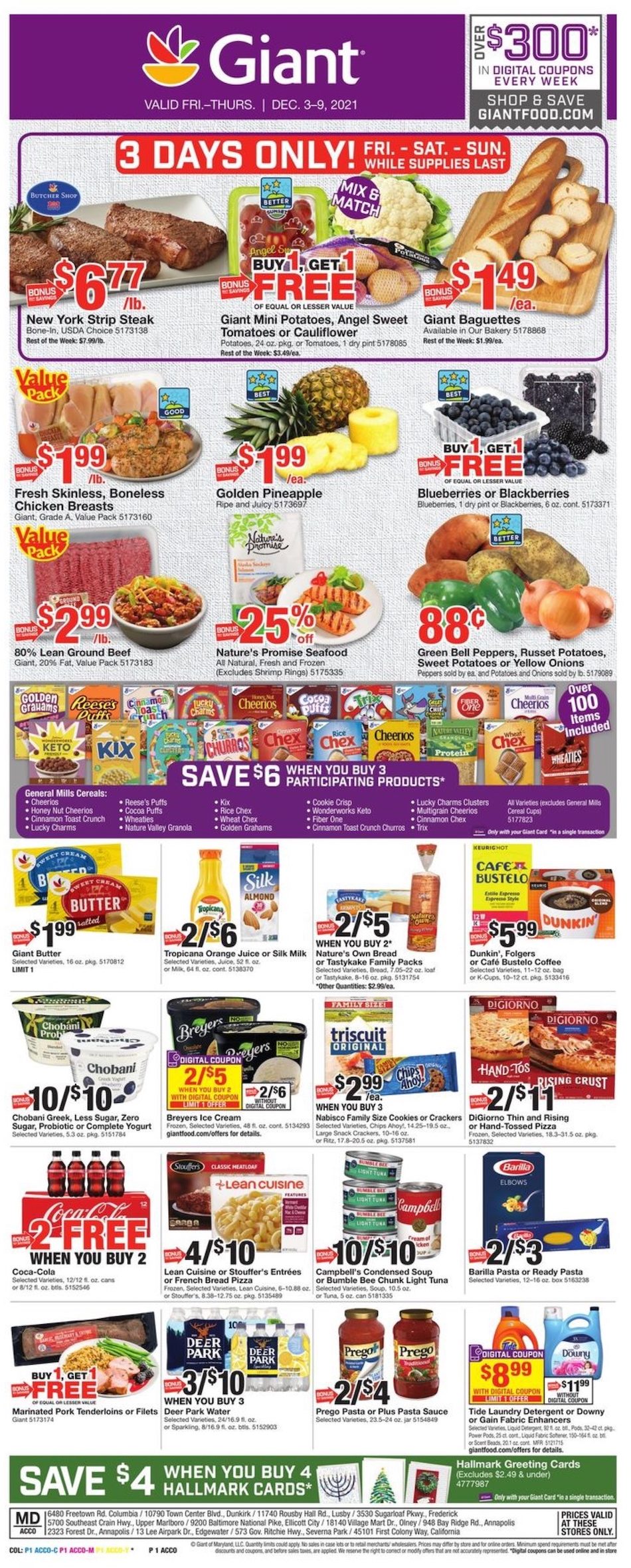 Giant Weekly Ad Dec 3 - 9, 2021 | WeeklyAds2