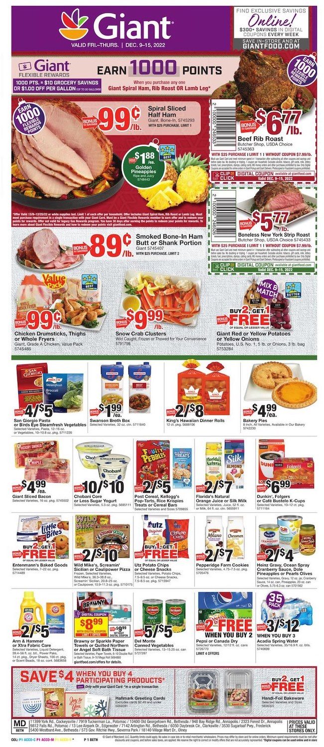 Giant Weekly Ad Dec 9 - 15, 2022 | WeeklyAds2