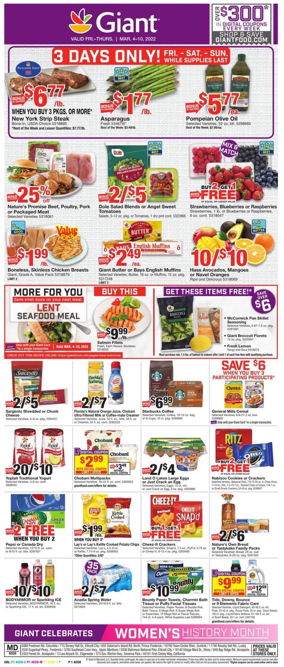 Giant Weekly Ad Mar 4 - 10, 2022 | WeeklyAds2