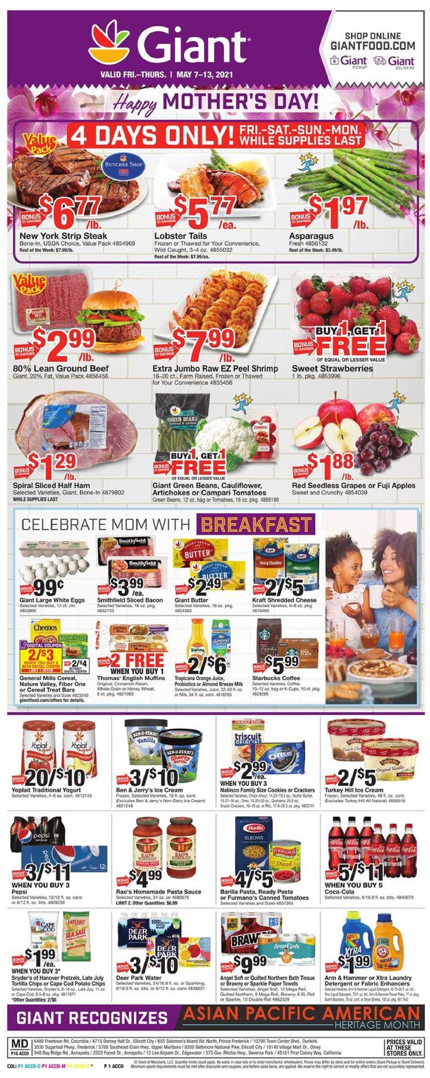 Giant Weekly Ad May 7 - 13, 2021 | WeeklyAds2