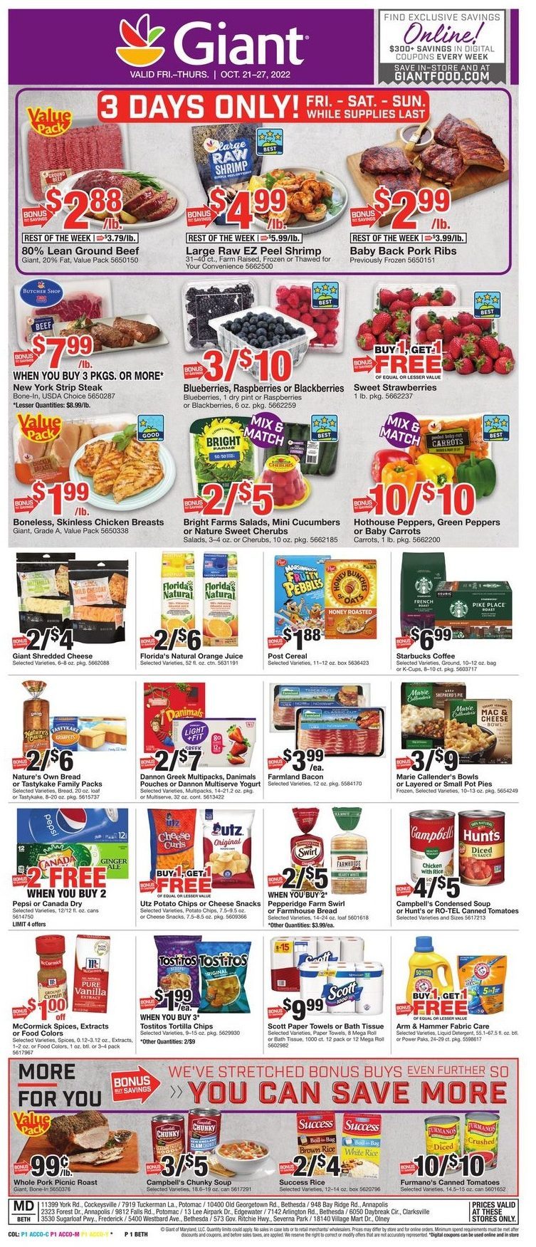 Giant Weekly Ad Oct 21 - 27, 2022 | WeeklyAds2