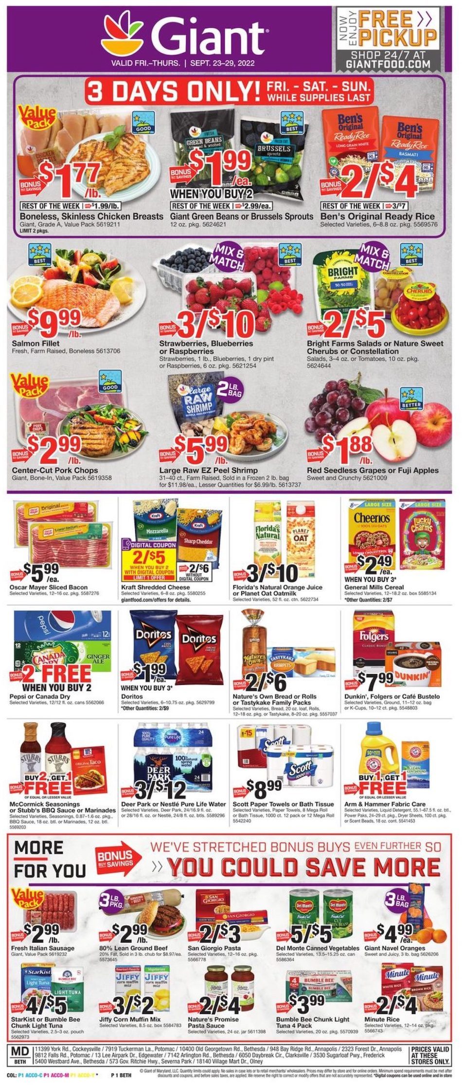 Giant Weekly Ad Sep 23 - 29, 2022 | WeeklyAds2