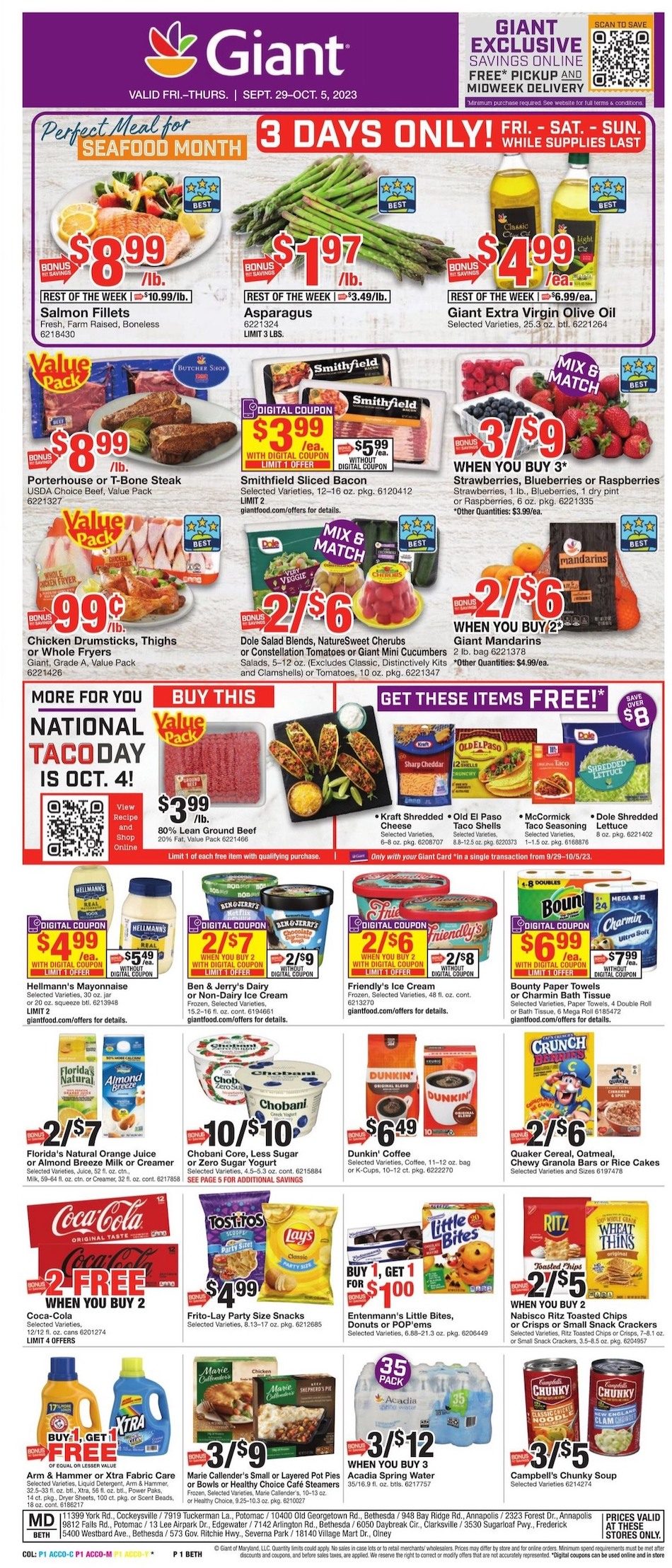 Giant Weekly Ad Sep 29 - Oct 5, 2023 | WeeklyAds2
